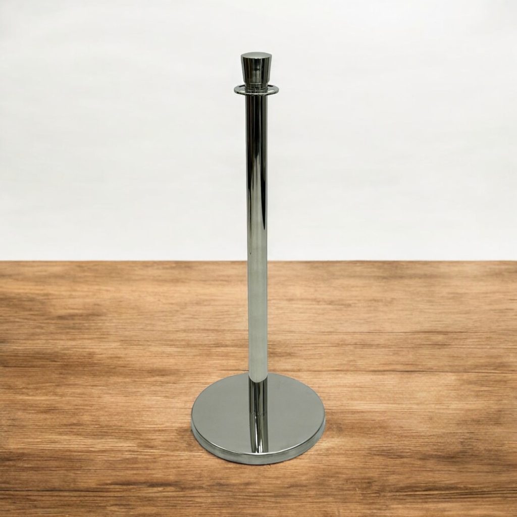Crown Top Barrier Posts - Mirror Finish Barrier Post - BE Furniture