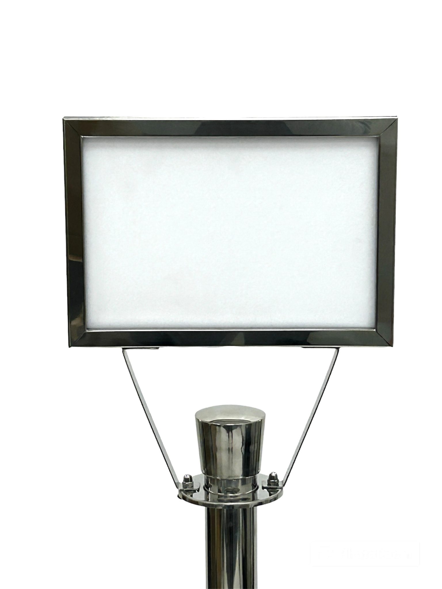 Landscape A4 Sign Holder - Barrier Post - BE Furniture Sales