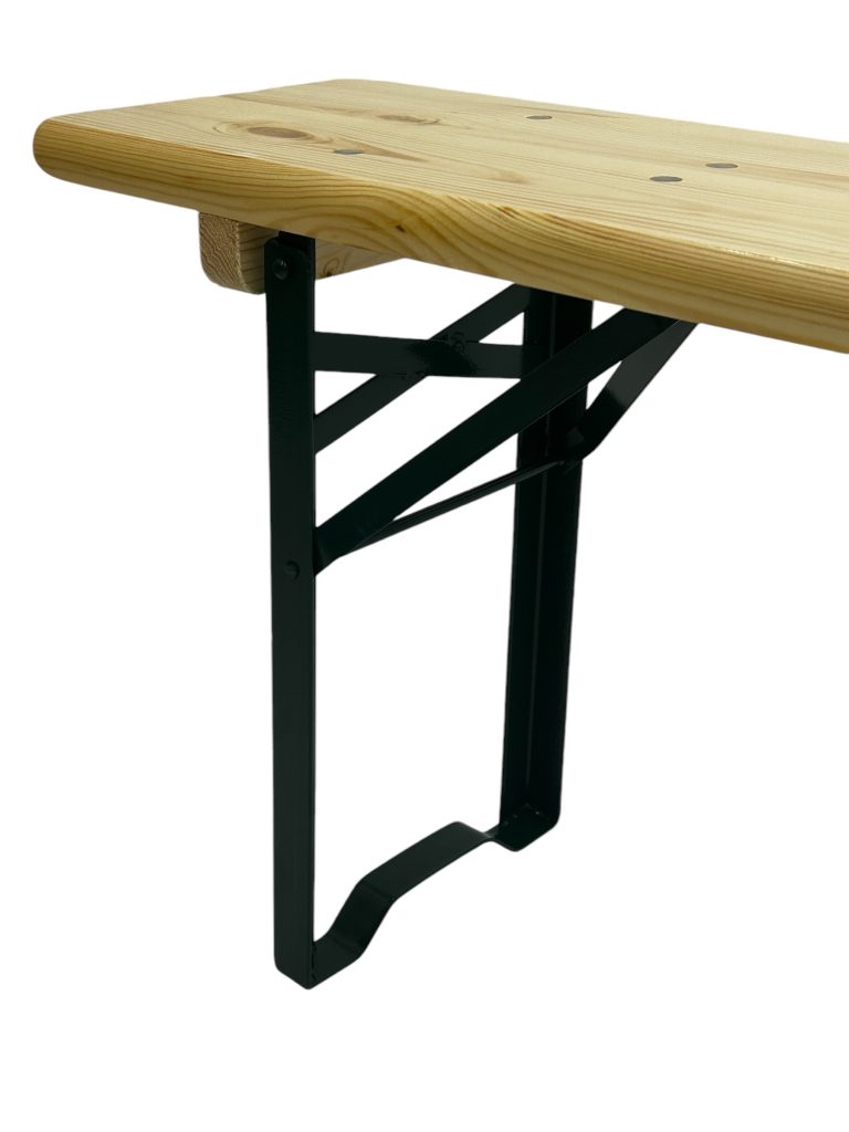 2 Meter Wooden Benches - Folding Legs - BE Furniture Sales