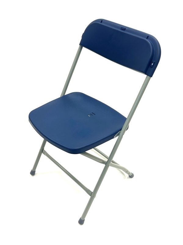 Blue Folding Chair - Event Venues, Halls, Schools - BE Furniture Sales