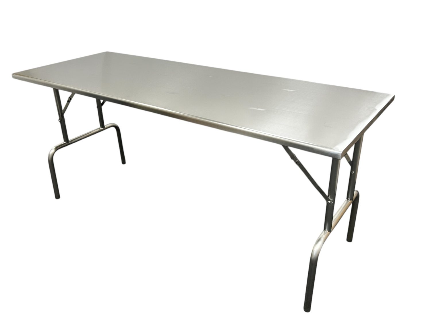 Stainless Steel Catering Table - 6' x 2'3" - BE Furniture Sales