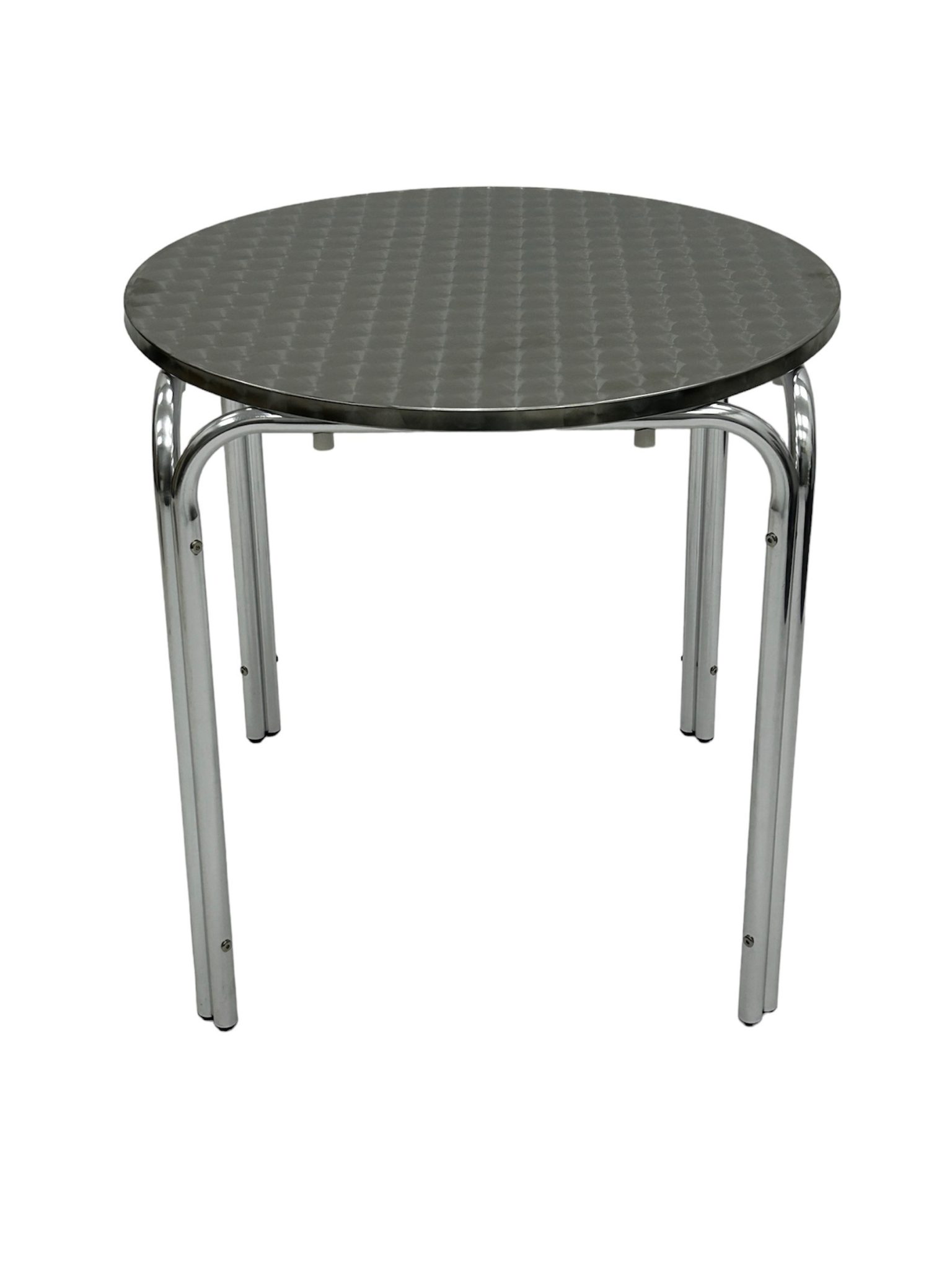 70cm Aluminium Round Stacking Table - BE Furniture Sales