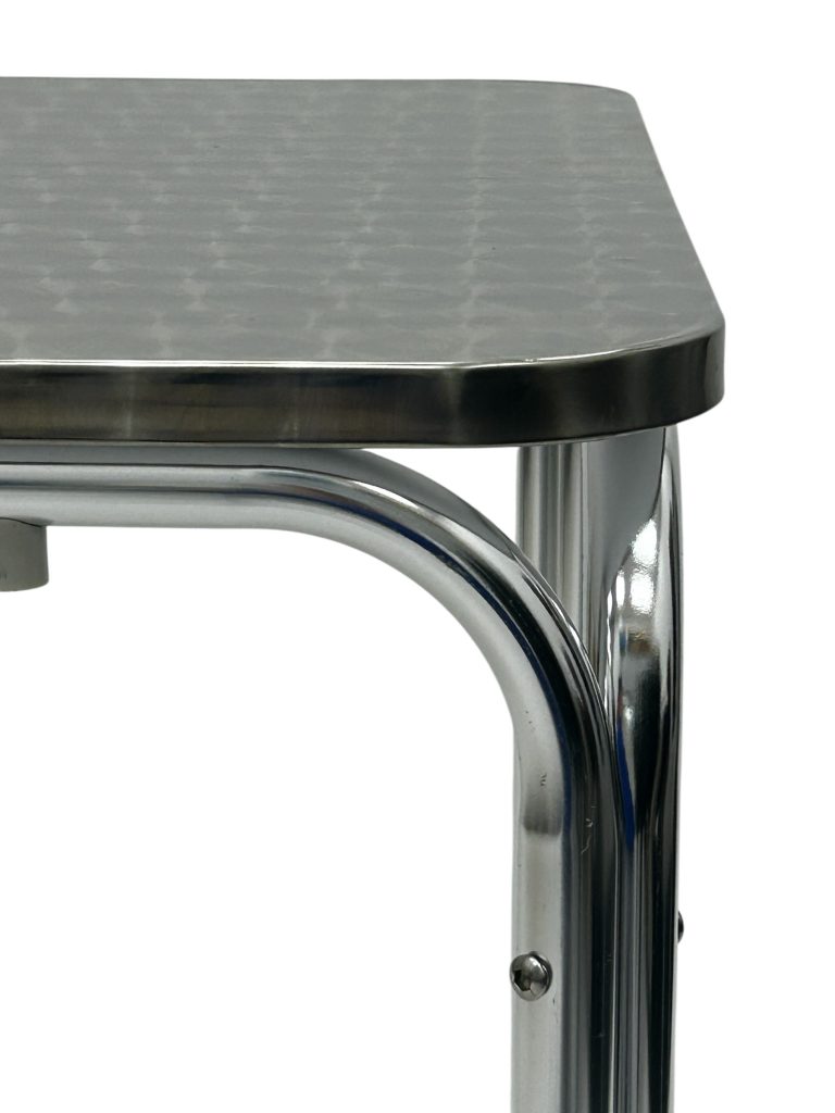 70cm Square Stacking Aluminium Table - BE Furniture Sales