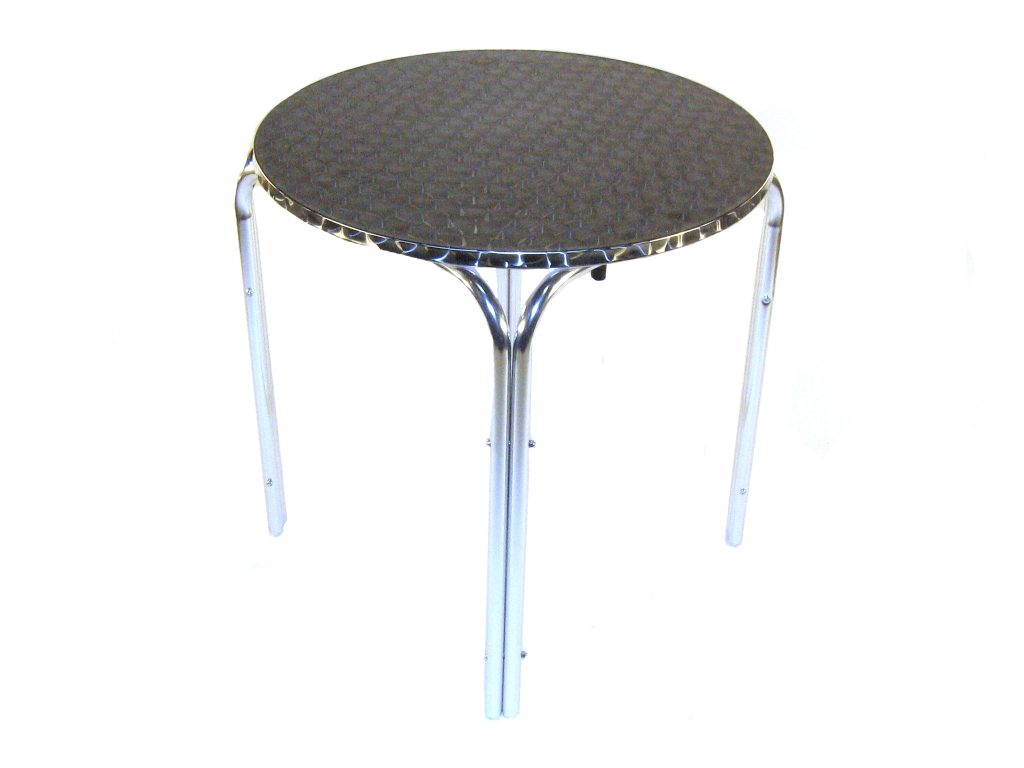 Aluminium Cafe Set - Table & 4 Chair Café Set - BE Furniture Sales