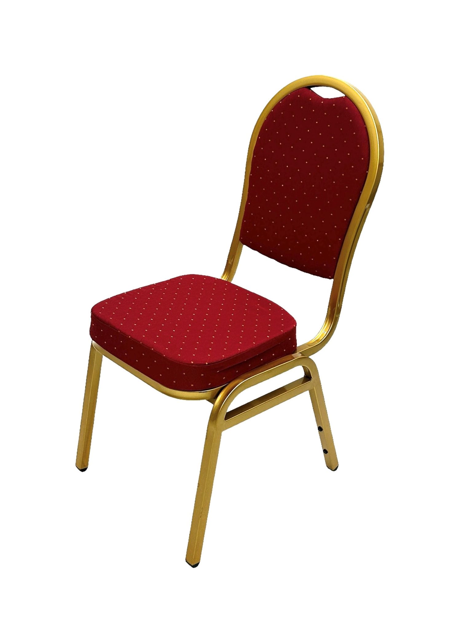 Premium Red Banquet Chairs - Gold Frame - BE Furniture Sales