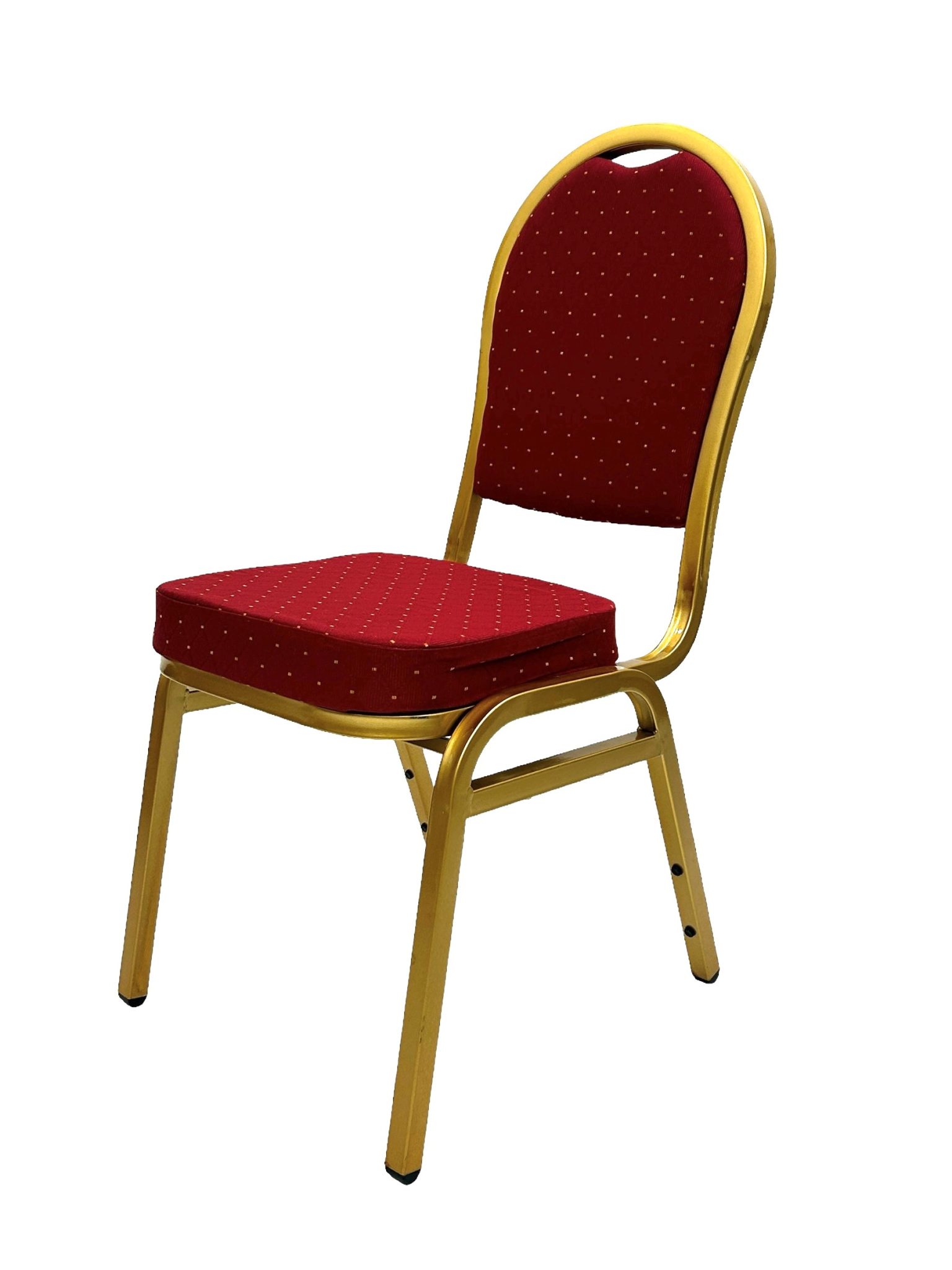 Premium Red Banquet Chairs - Gold Frame - BE Furniture Sales