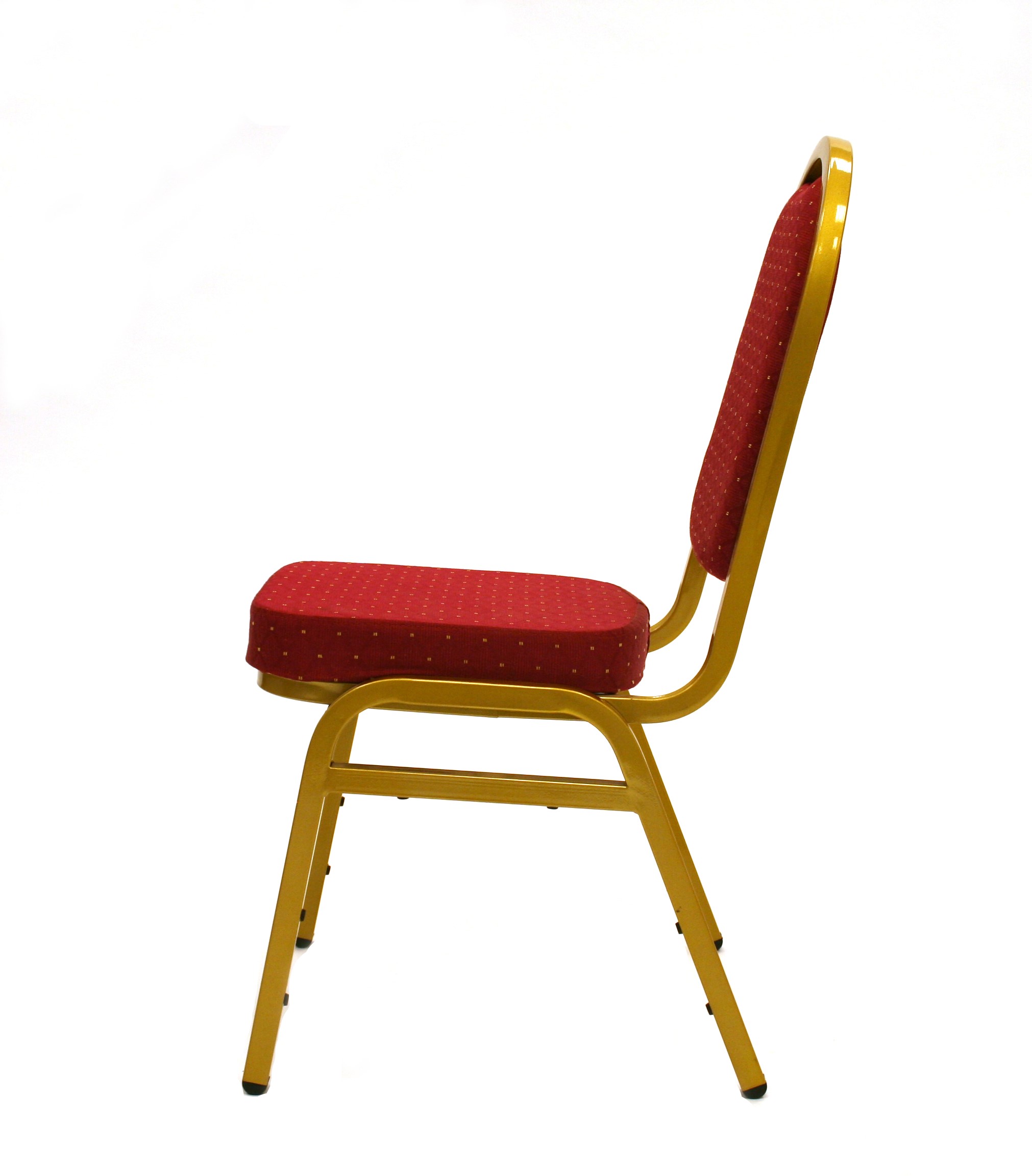 Premium Red Banquet Chairs - Gold Frame - BE Furniture Sales