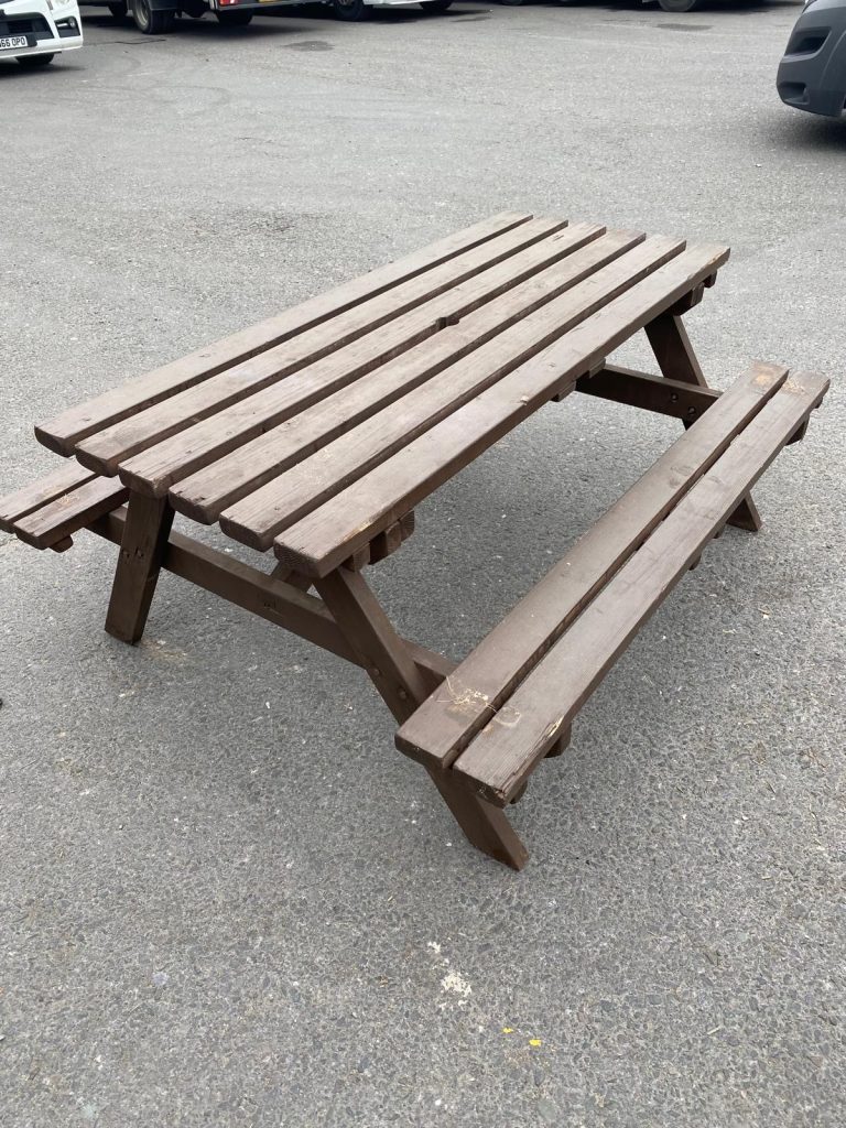 Wooden Picnic Bench - Clearance - BE Furniture Sales