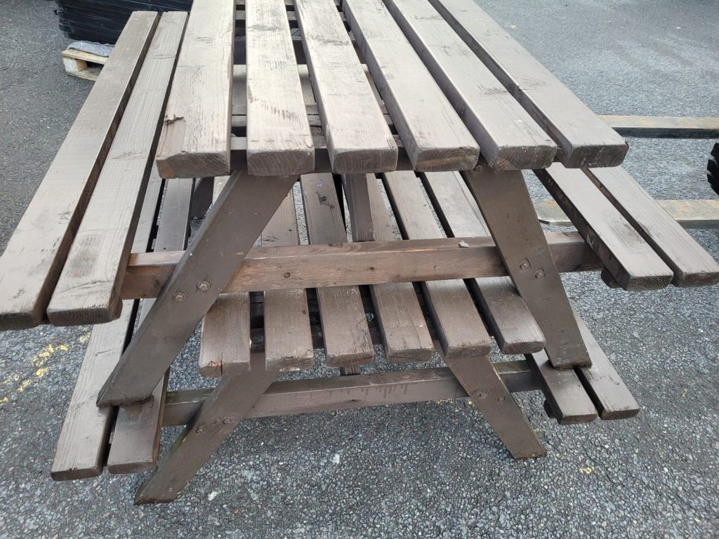 Wooden Picnic Bench - Clearance - BE Furniture Sales