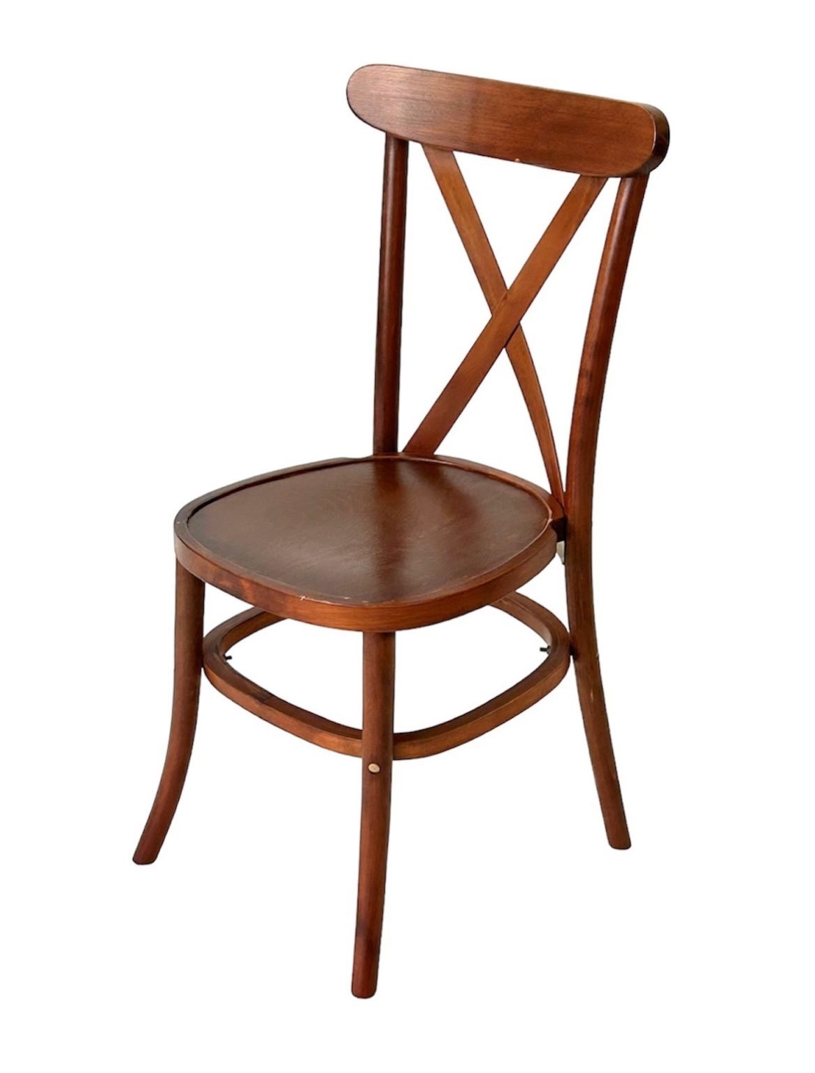 Rustic Cross Back Wooden Chairs - BE Furniture Sales