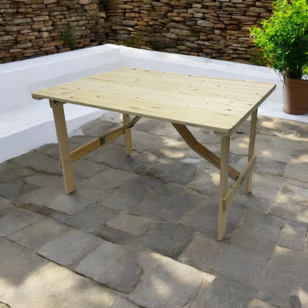 Wooden Trestle Table Sizes - BE Furniture Sales