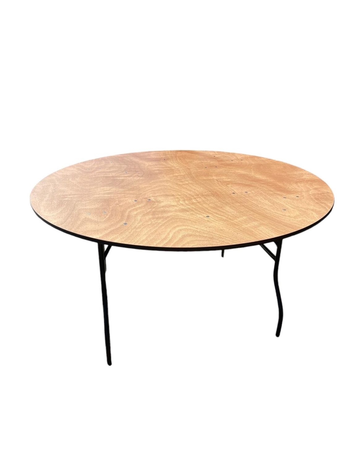 6ft Round Varnished Banquet Table, Weddings, Events, BE Furniture Sales