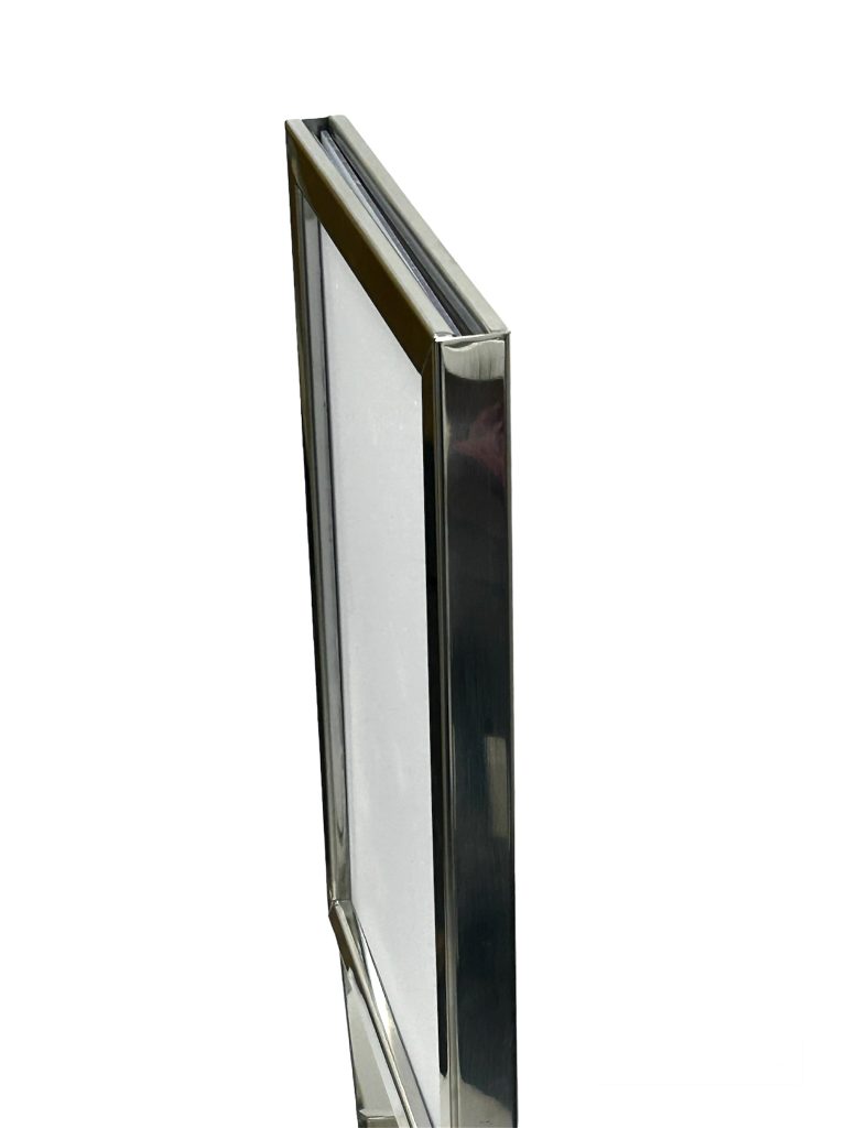 Portrait A4 Sign Holder - Barrier Post Sign - BE Furniture Sales