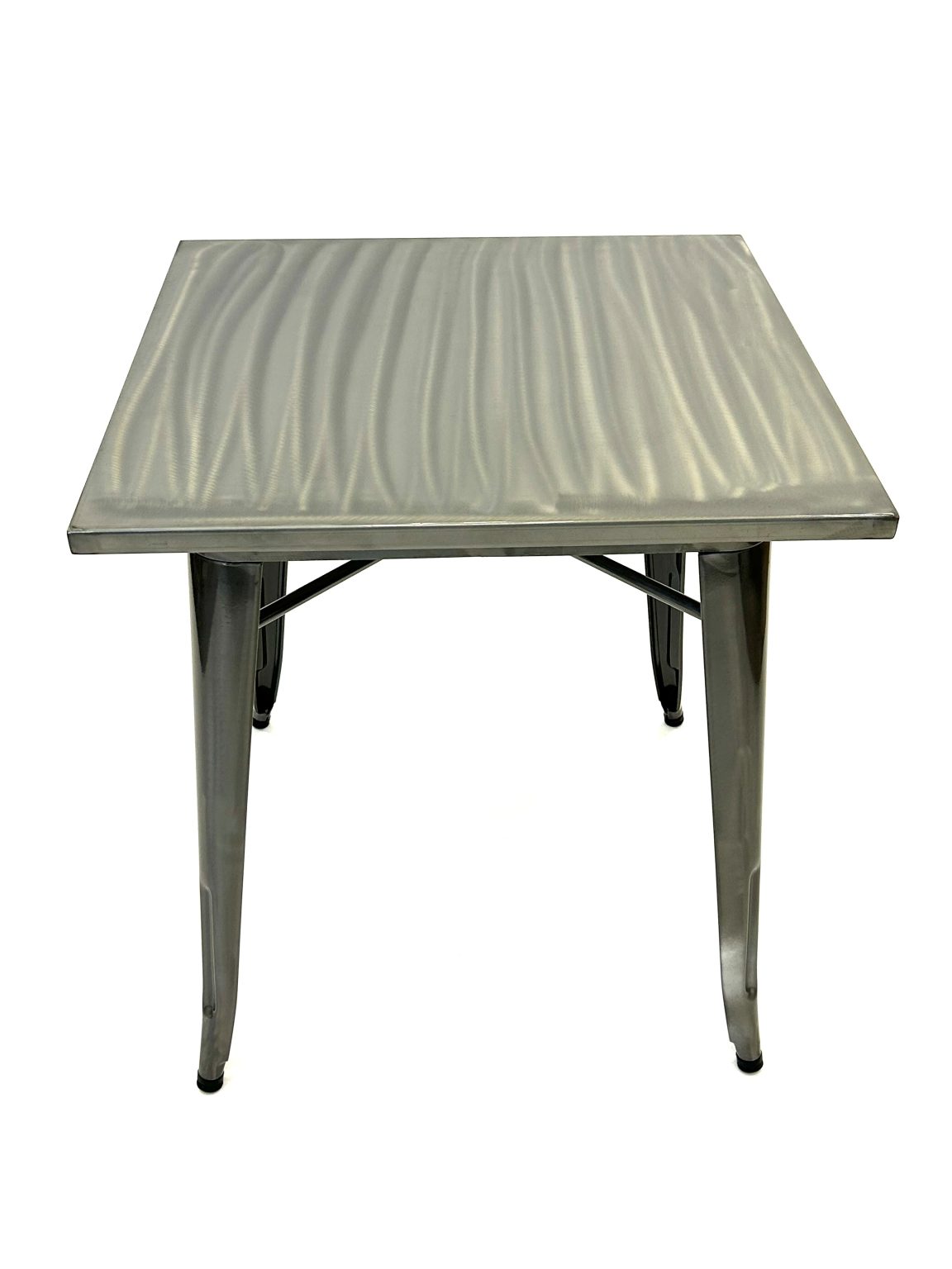 Silver Tolix Bistro Sets - 4 Tolix Chairs & 1 Table - BE Furniture Sales