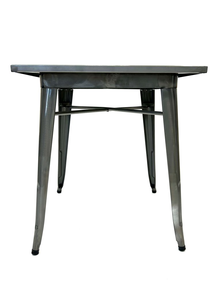 Silver Metal Tolix Tables, 70 cm x 70 cm - Cafe's, Bars - BE Furniture ...