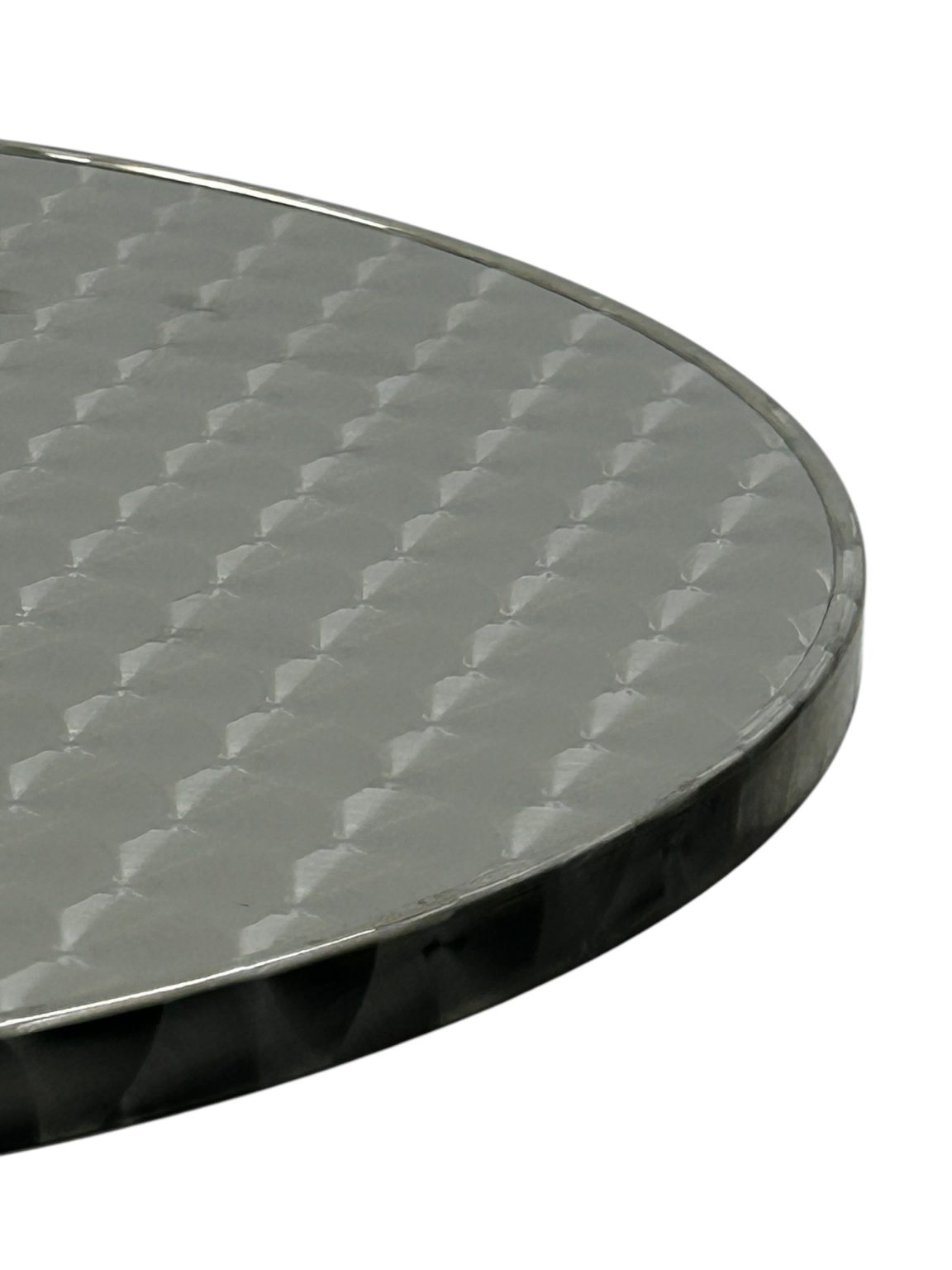 Aluminium Cafe Set - Round Table & 4 Chairs - BE Furniture Sales