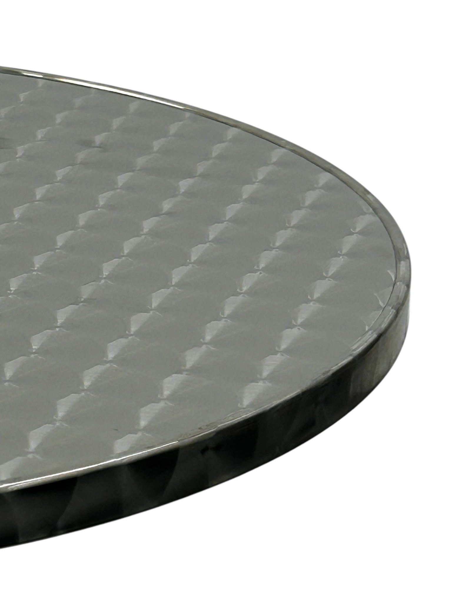 Aluminium Cafe Set - Round Table & 4 Chairs - BE Furniture Sales