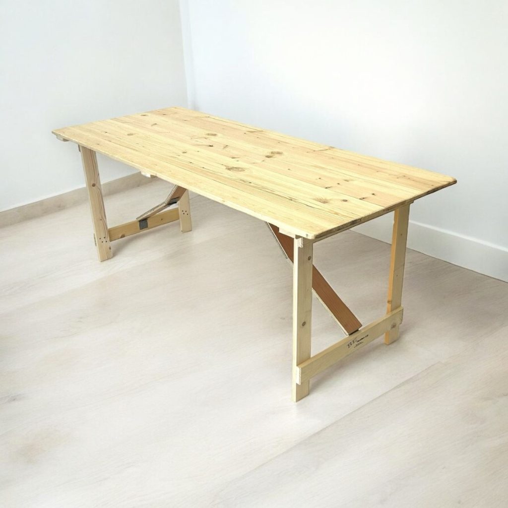 6ft x 3ft Trestle Table - Be Furniture Sales