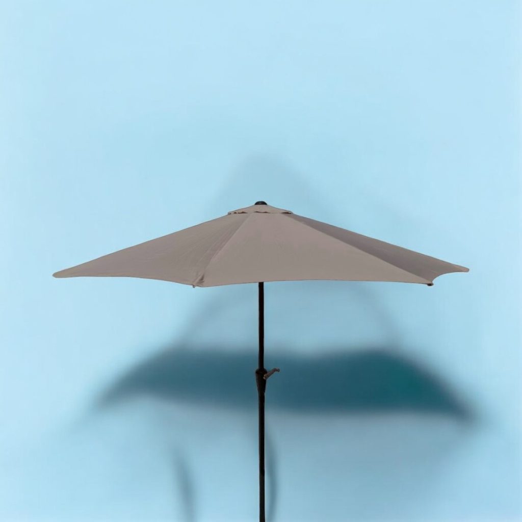 Khaki Garden Parasol - Patio Umbrella from BE Furniture Sales