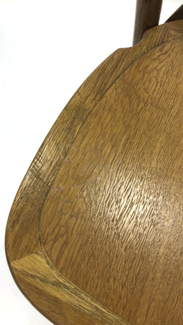 Light Rustic Wooden Cross Back Chairs - BE Furniture Sales