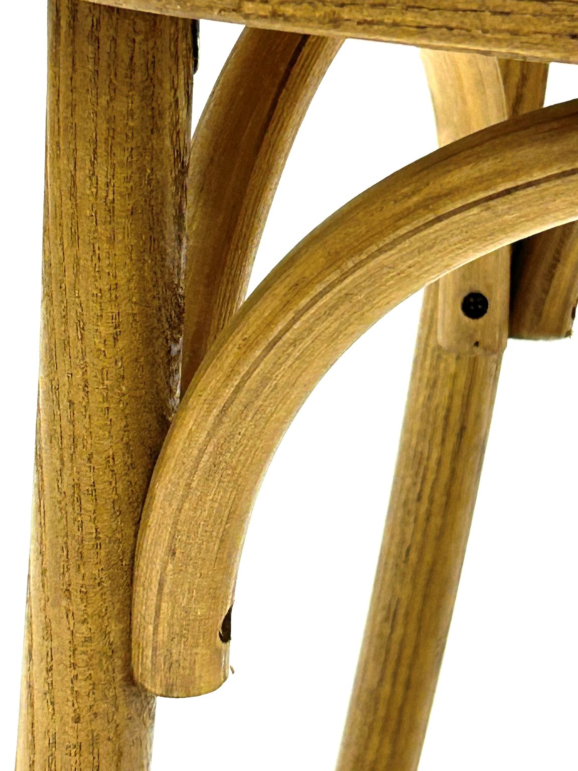 Rustic Cross Back Wooden Chairs - BE Furniture Sales