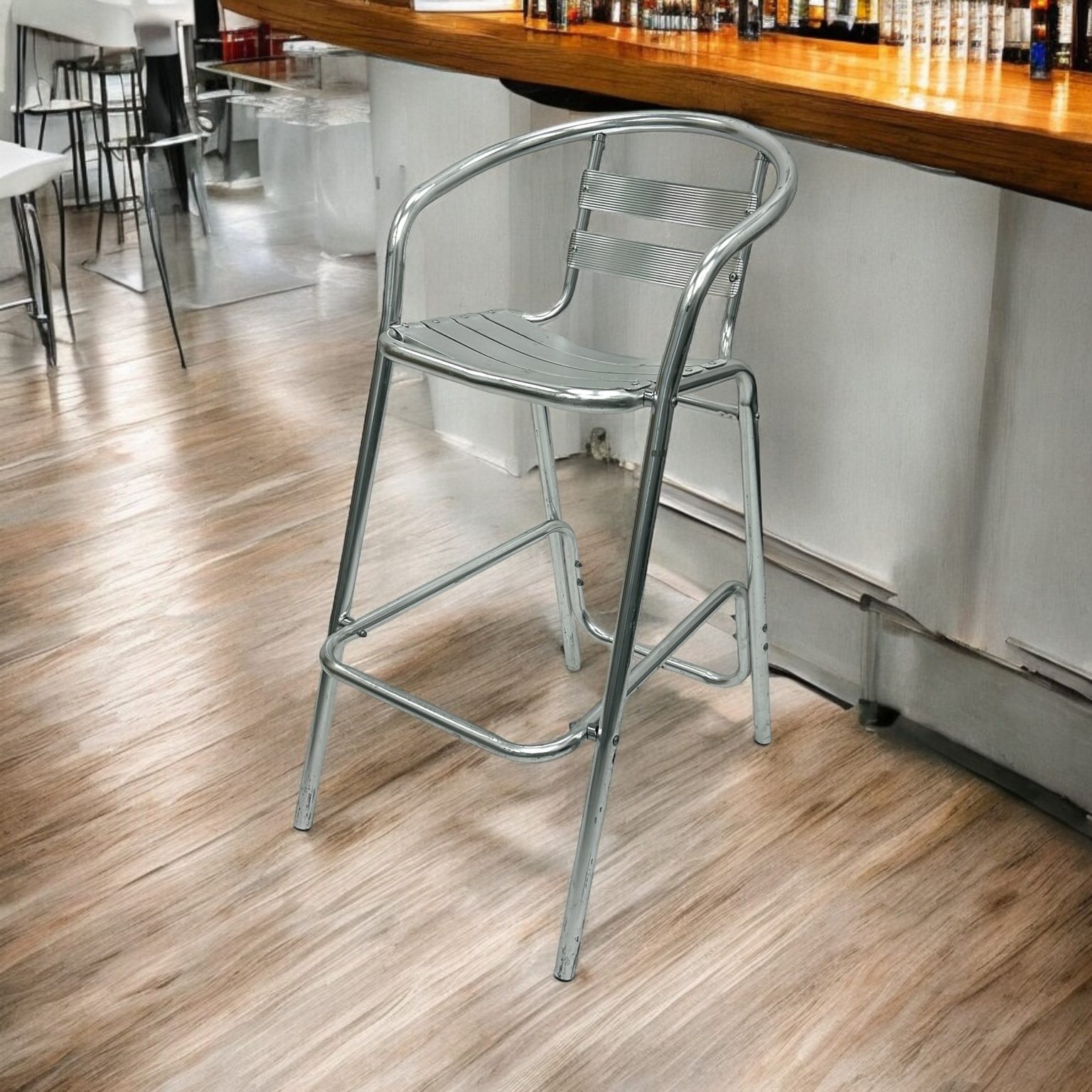 Aluminium Bar Stool - Pub, Cafe's, Venues - BE Furniture Sales