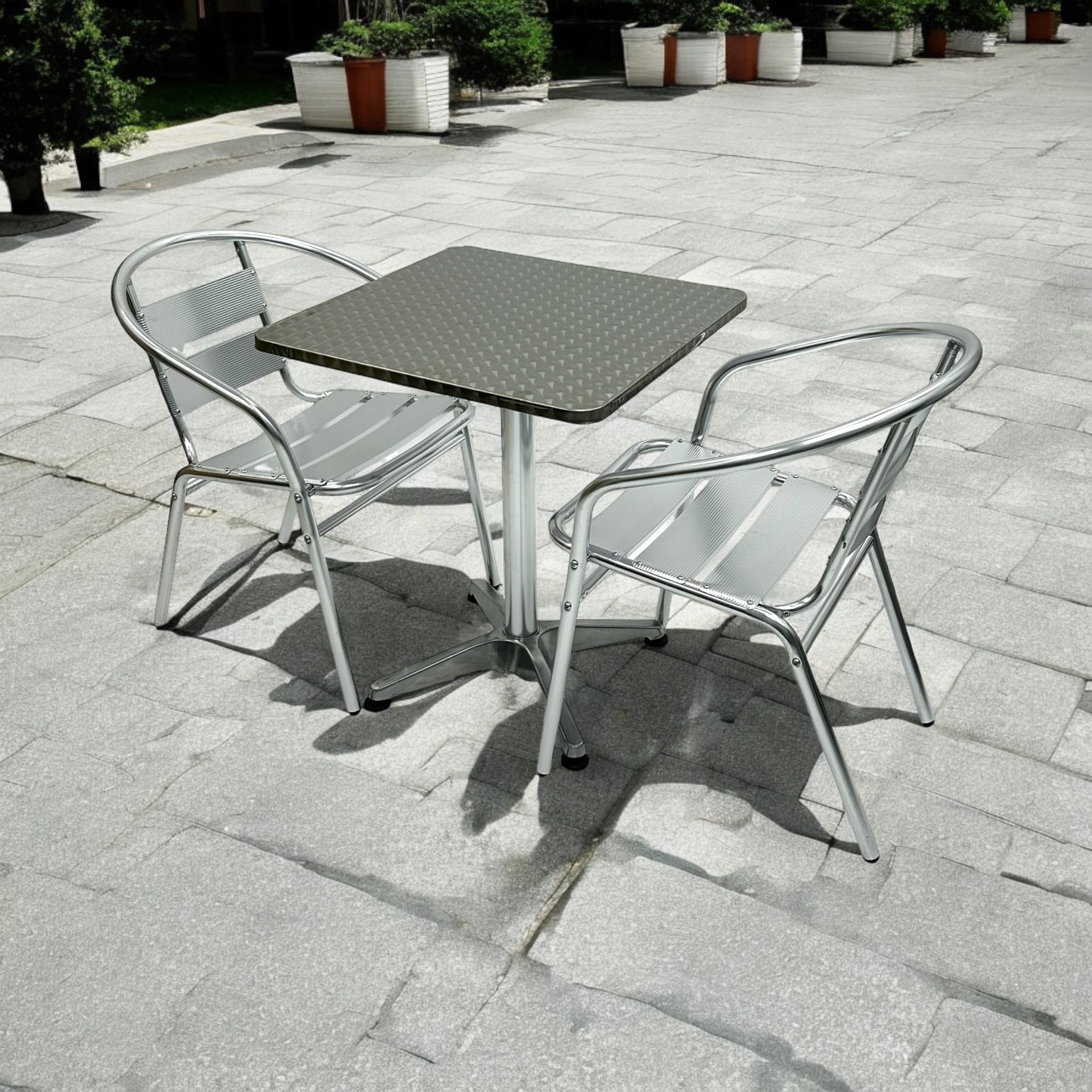 Aluminium High Table - Bars, Bistro, Home - BE Furniture Sales