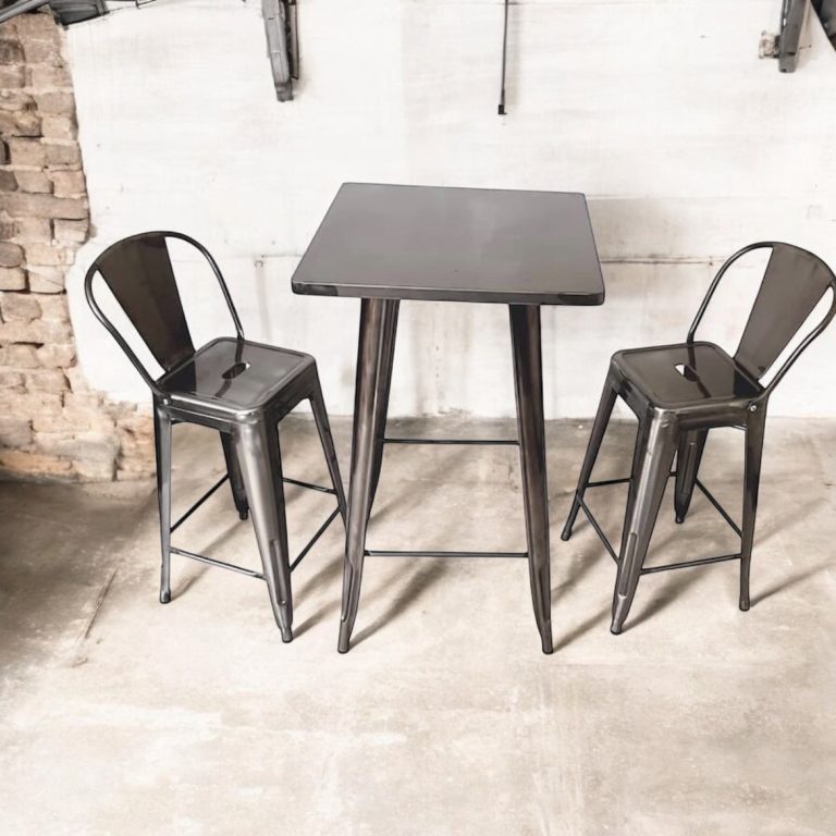 Tolix Bar Furniture Set from BE Furniture Sales