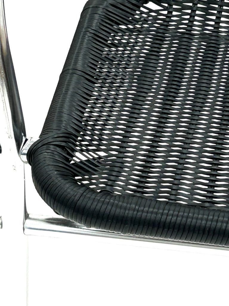 Black Rattan Garden Set - Round Table & 4 Chair Set - BE Furniture Sales