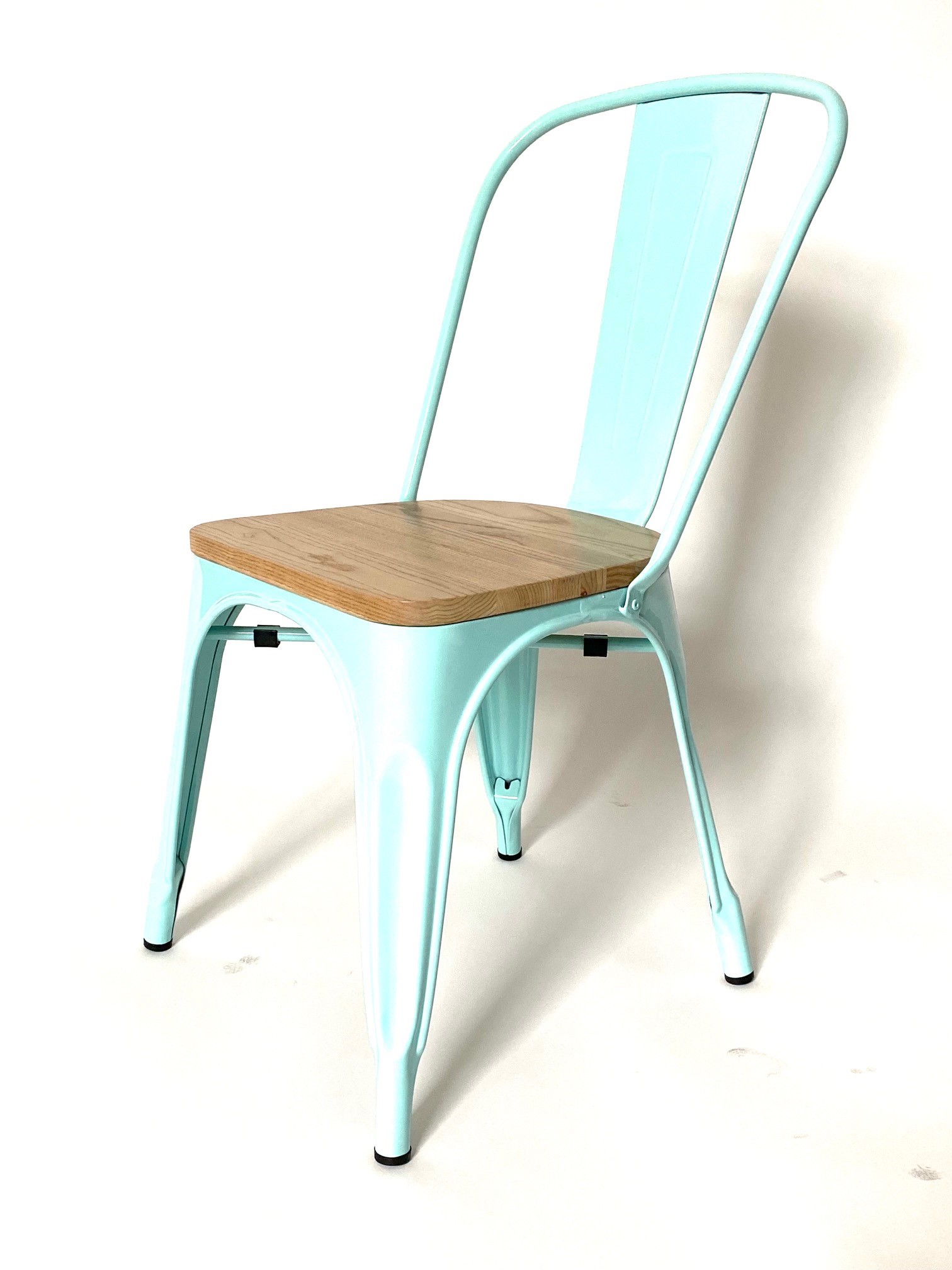 Blue Metal Tolix Chairs - Cafe's, Bistros - BE Furniture Sales