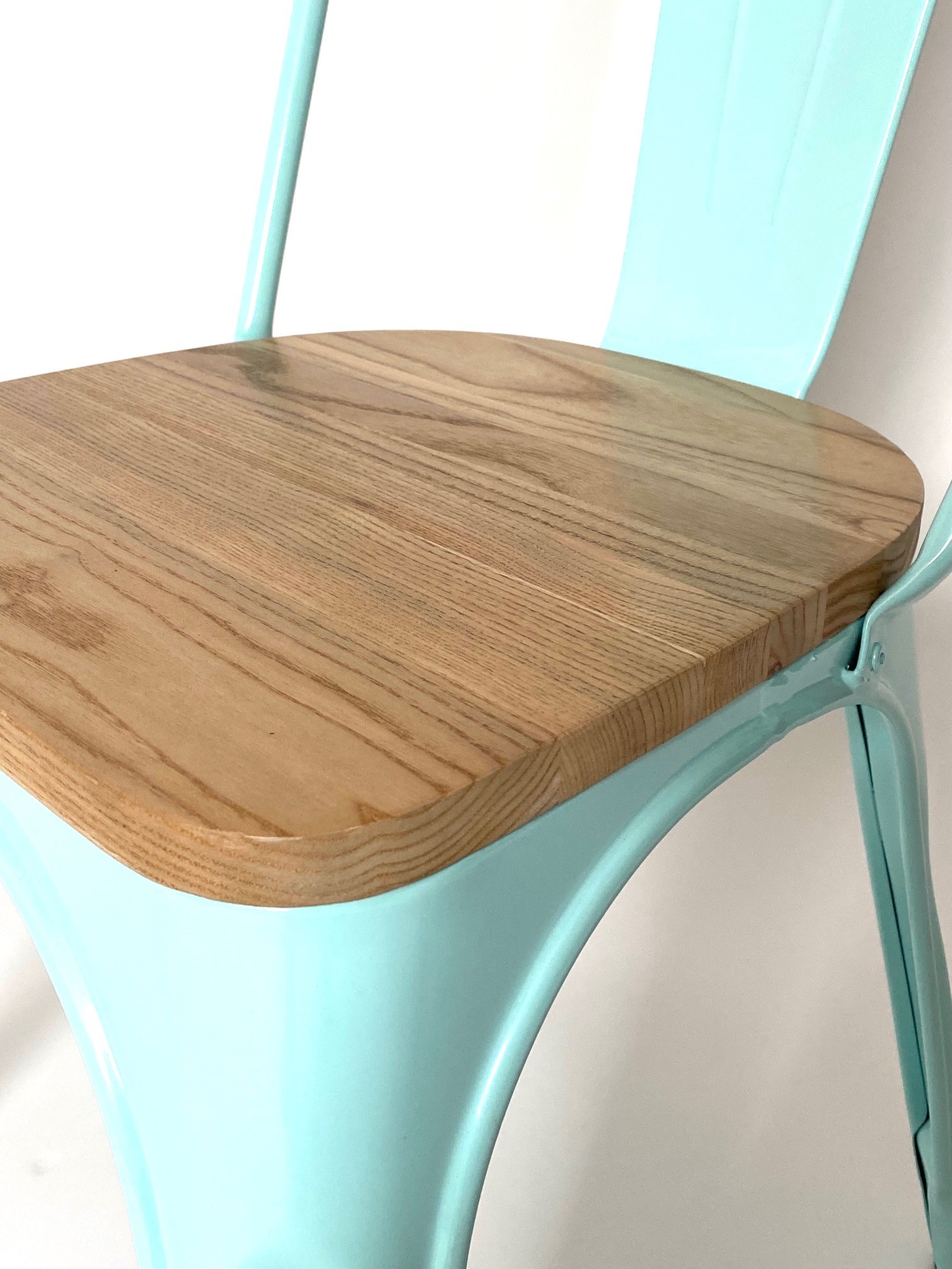 Blue Metal Tolix Chairs - Cafe's, Bistros - BE Furniture Sales
