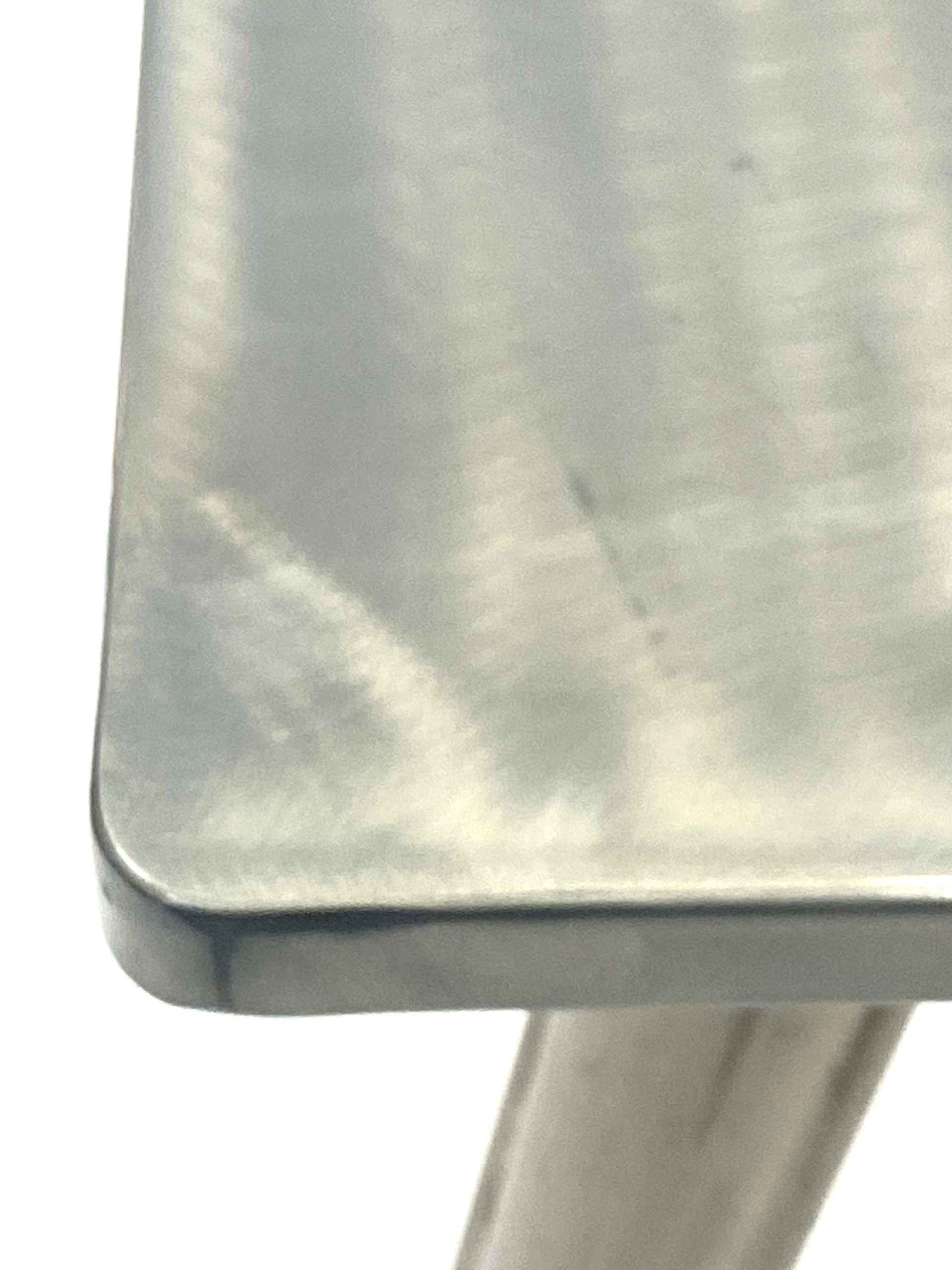Ex Hire - Silver Metal Tolix Tables 80 x 80 - Clearance - BE Furniture ...