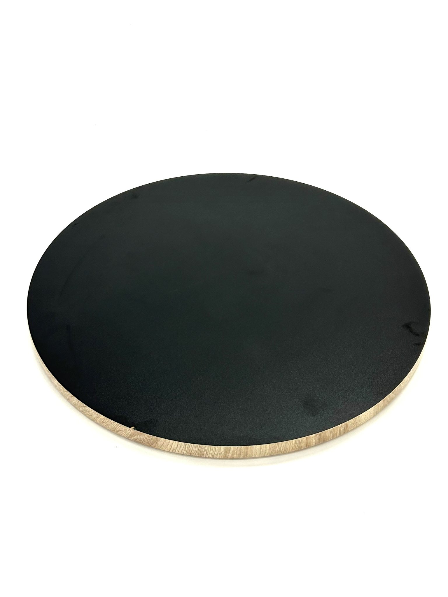 Light Wood Effect Round Table - 70cm Diameter - BE Furniture Sales