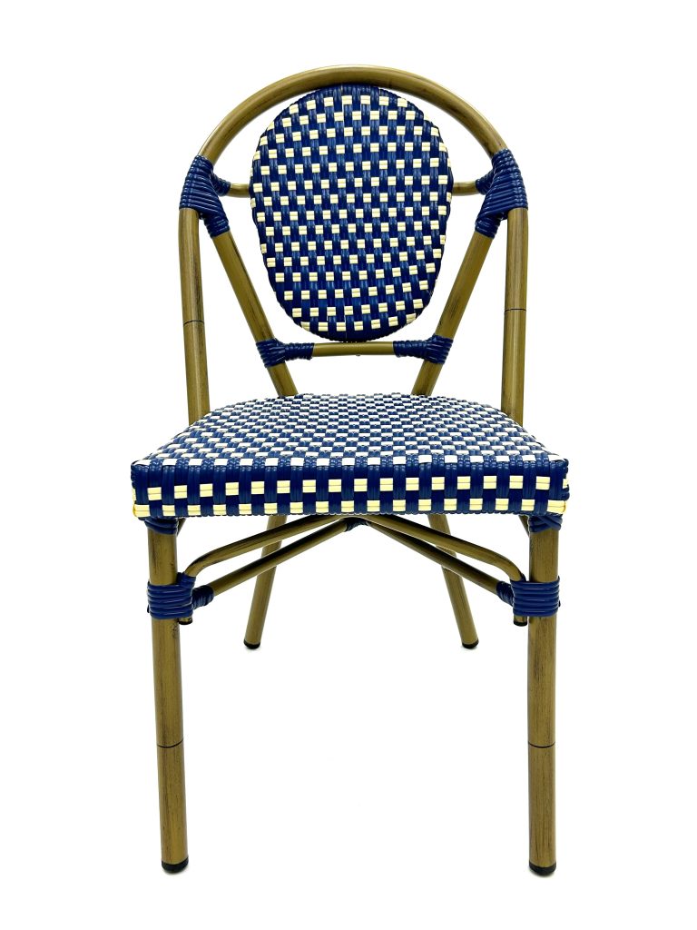 Blue Paris Bistro Set - 2 Bistro Chairs & 1 Table - BE Furniture Sales