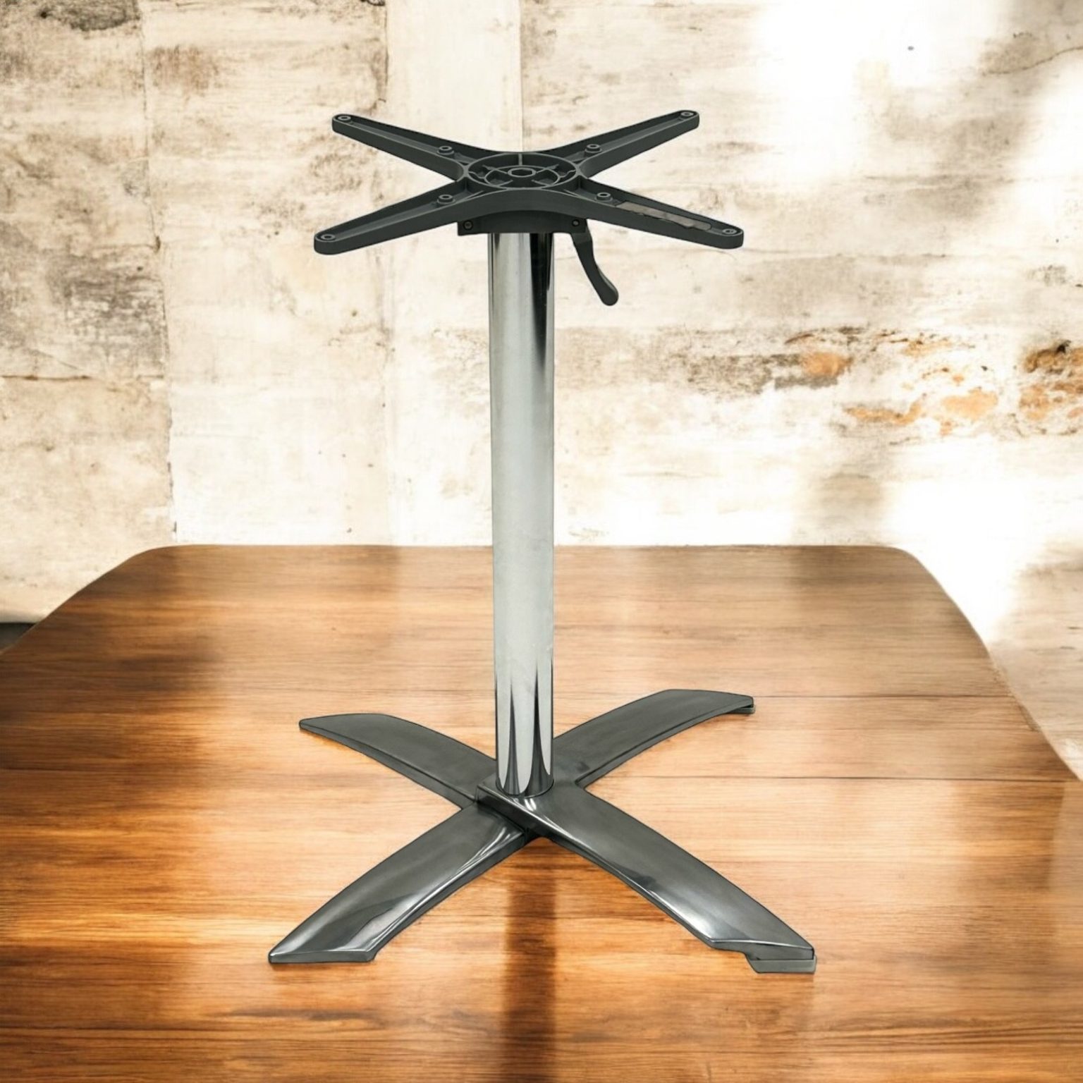Aluminium Flip Top Table Base - BE Furniture Sales