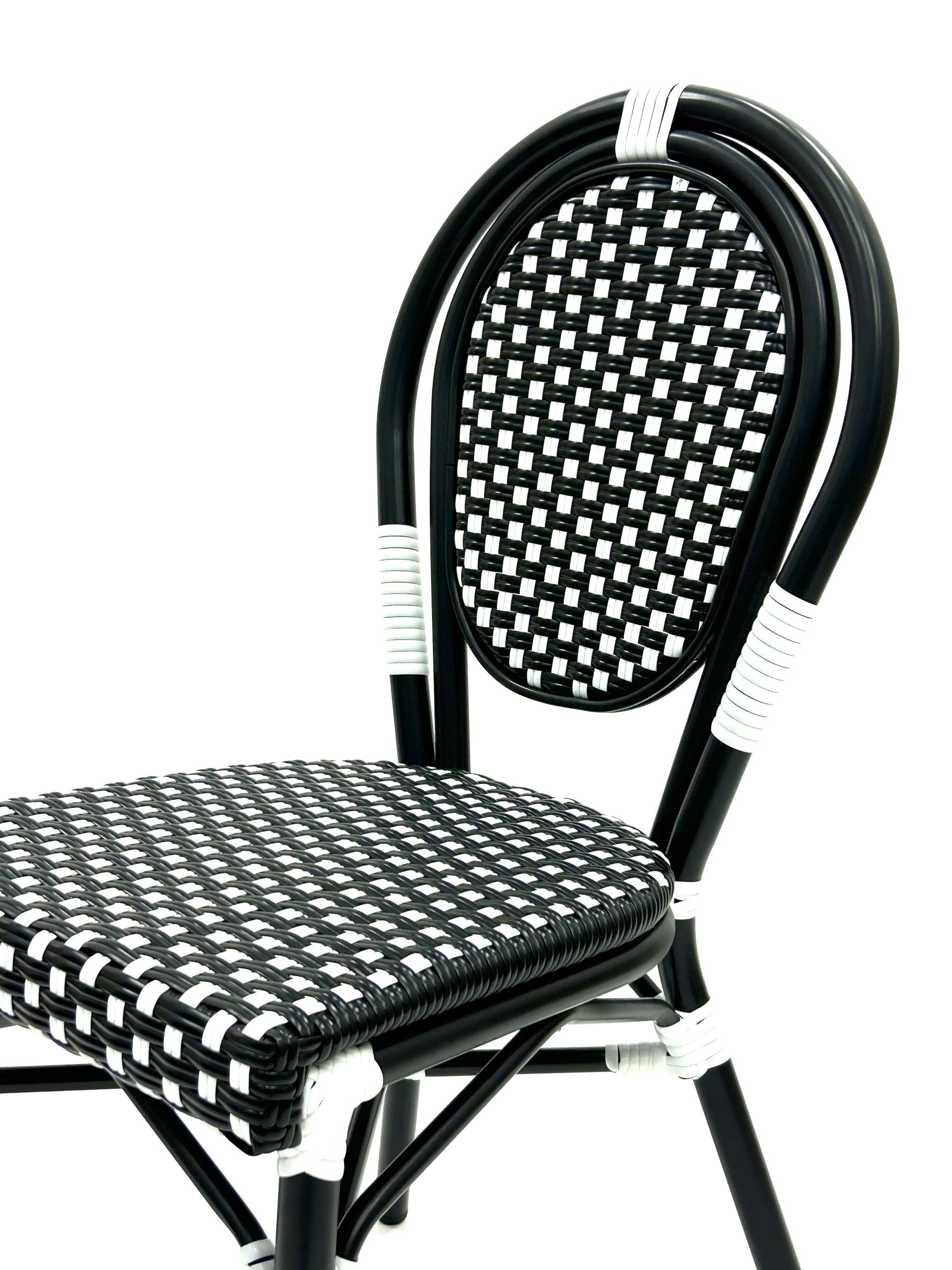 Black Paris Bistro Chairs - Cafe's, Bistros or Home - BE Furniture Sales