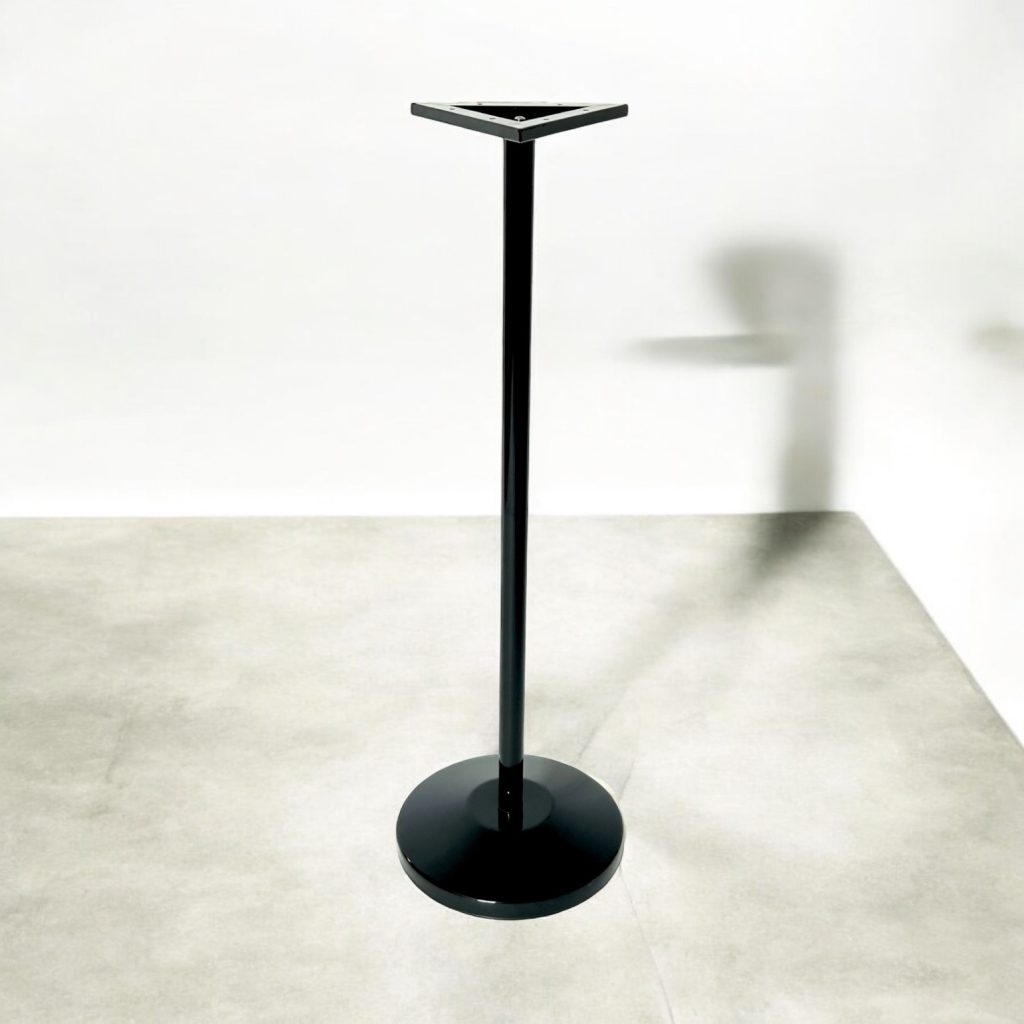 Black Metal High Table Base - BE Furniture Sales