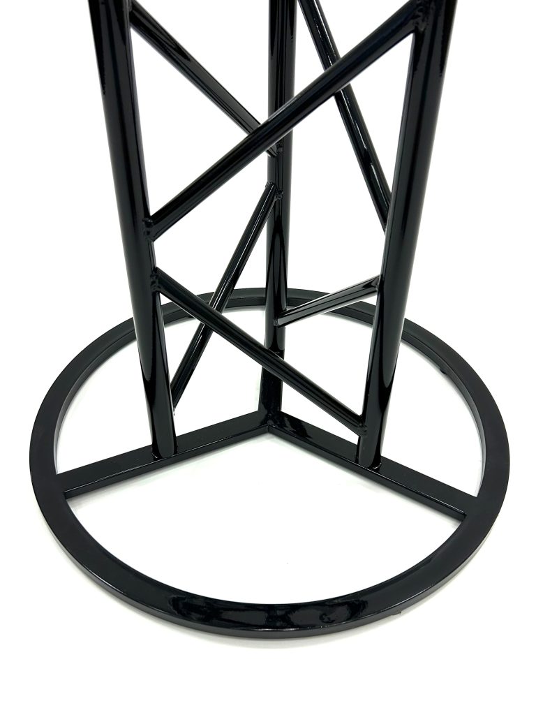 Black Truss High Table Base - BE Furniture Sales