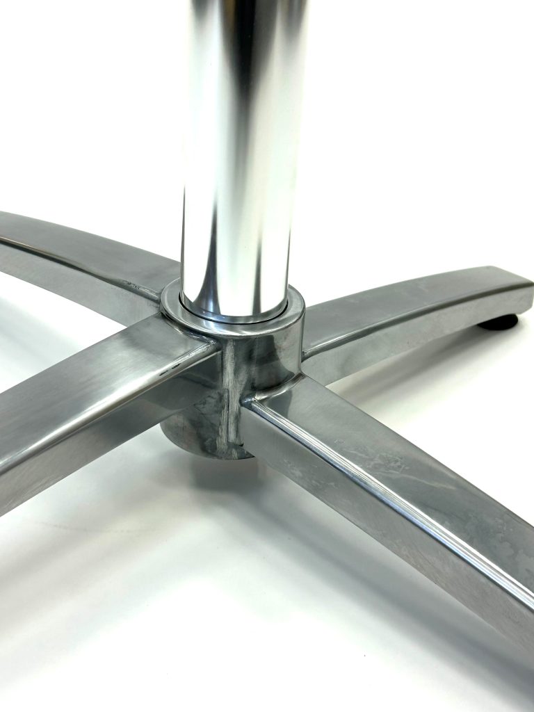 Aluminium Flip Top High Table Base - BE Furniture Sales