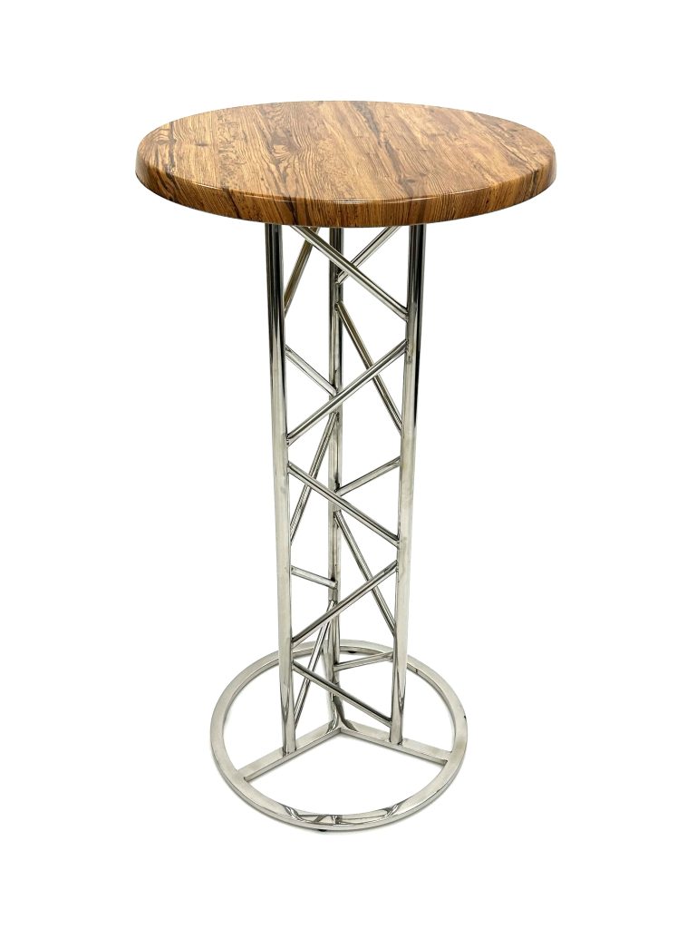 Hollywood Truss High Tables with a Choice of Tops - BE Furniture