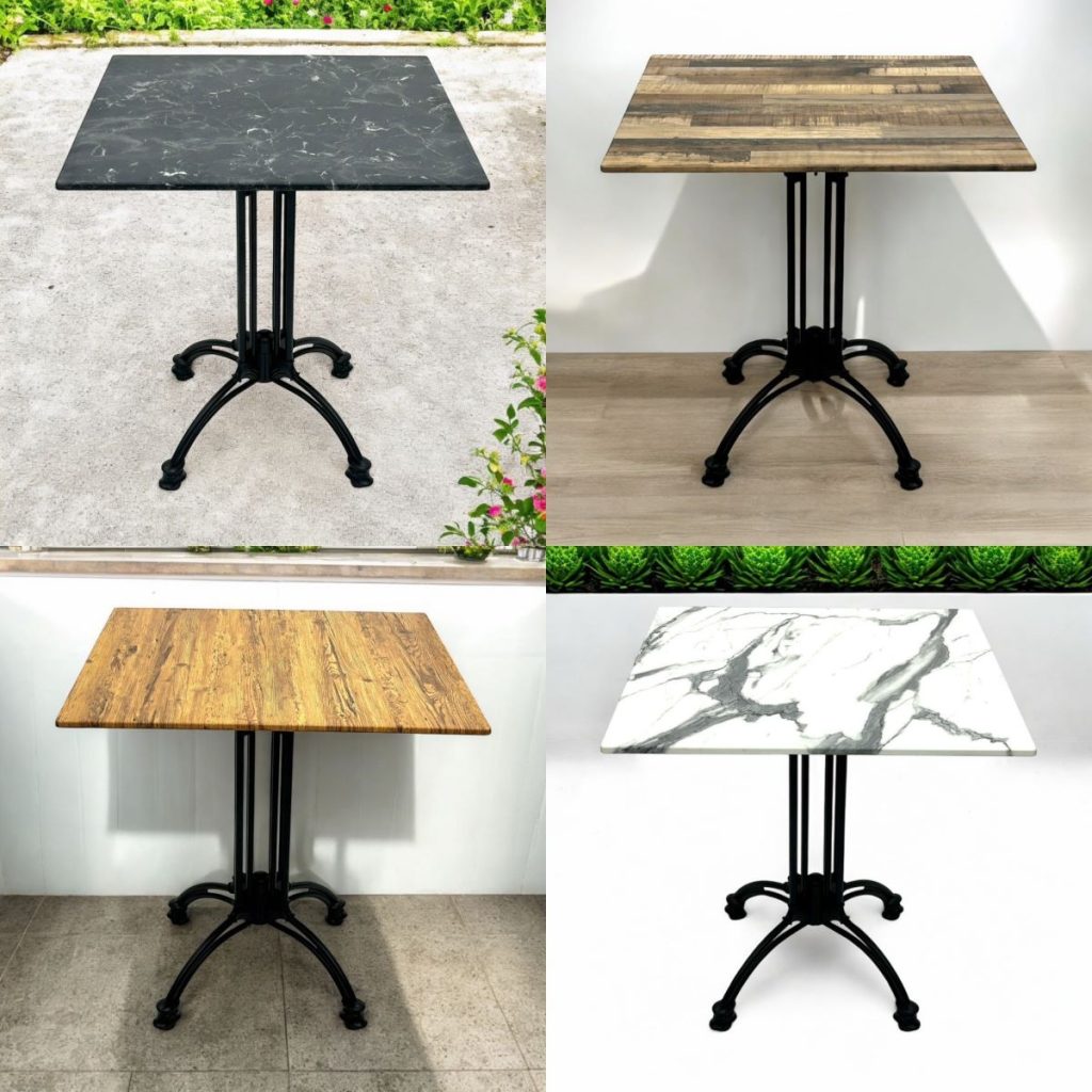 Algarve Bistro Tables with a Choice of Table Tops - BE Furniture