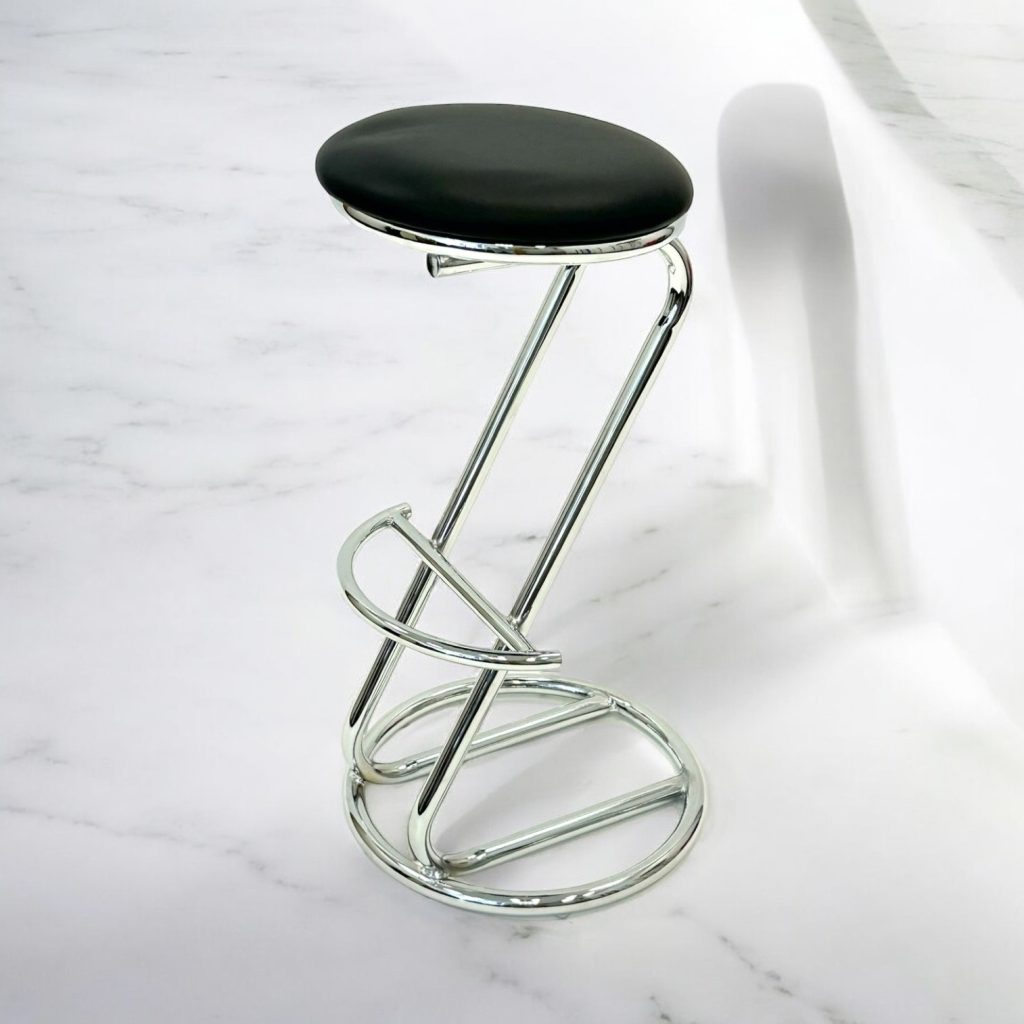 Chrome Cobra Bar Stools, Cafes, Bistro, Trade Stands, BE Furniture Sales