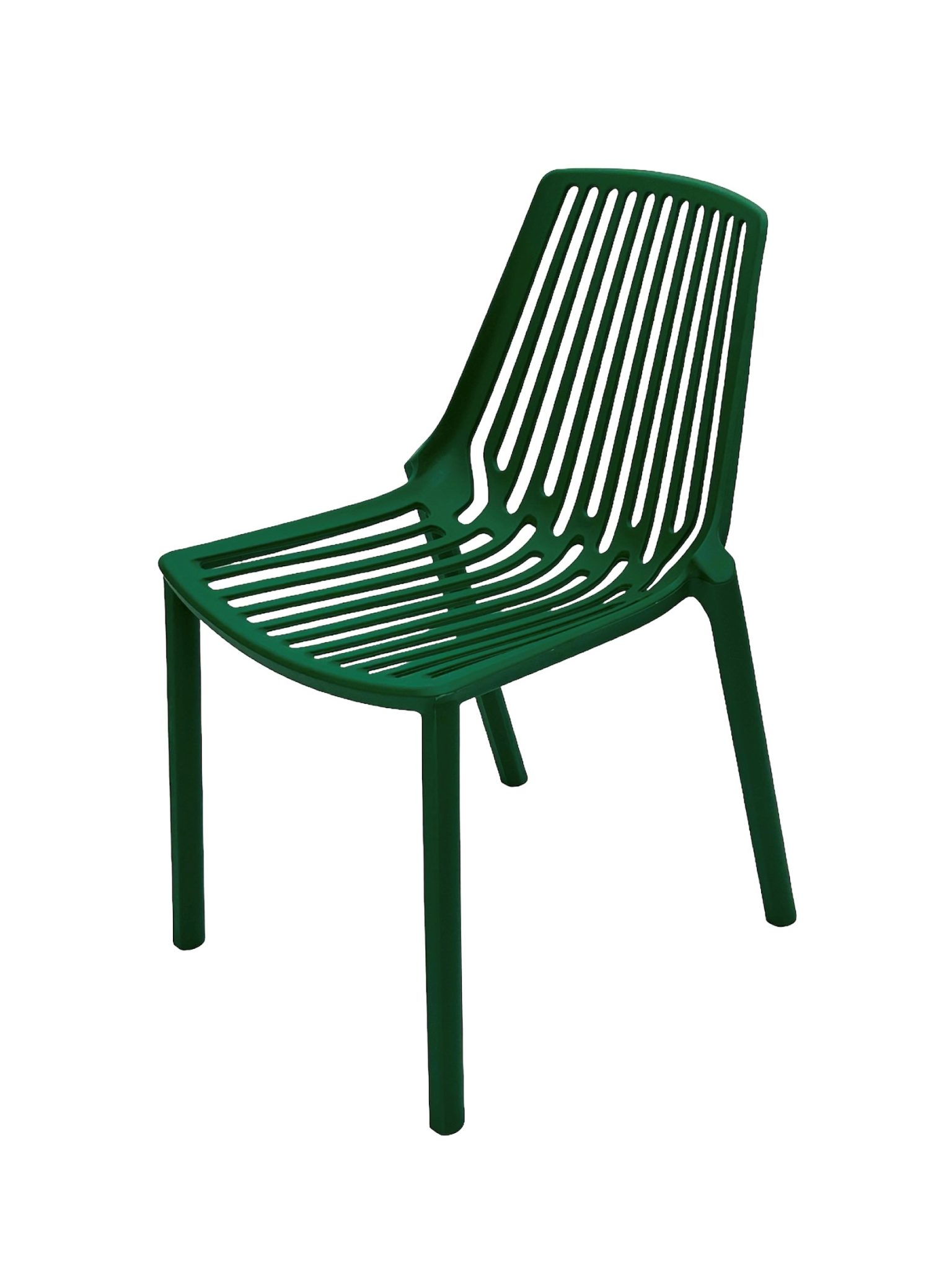 Green Plastic Stacking Chairs - Bistros & Garden - BE Furniture