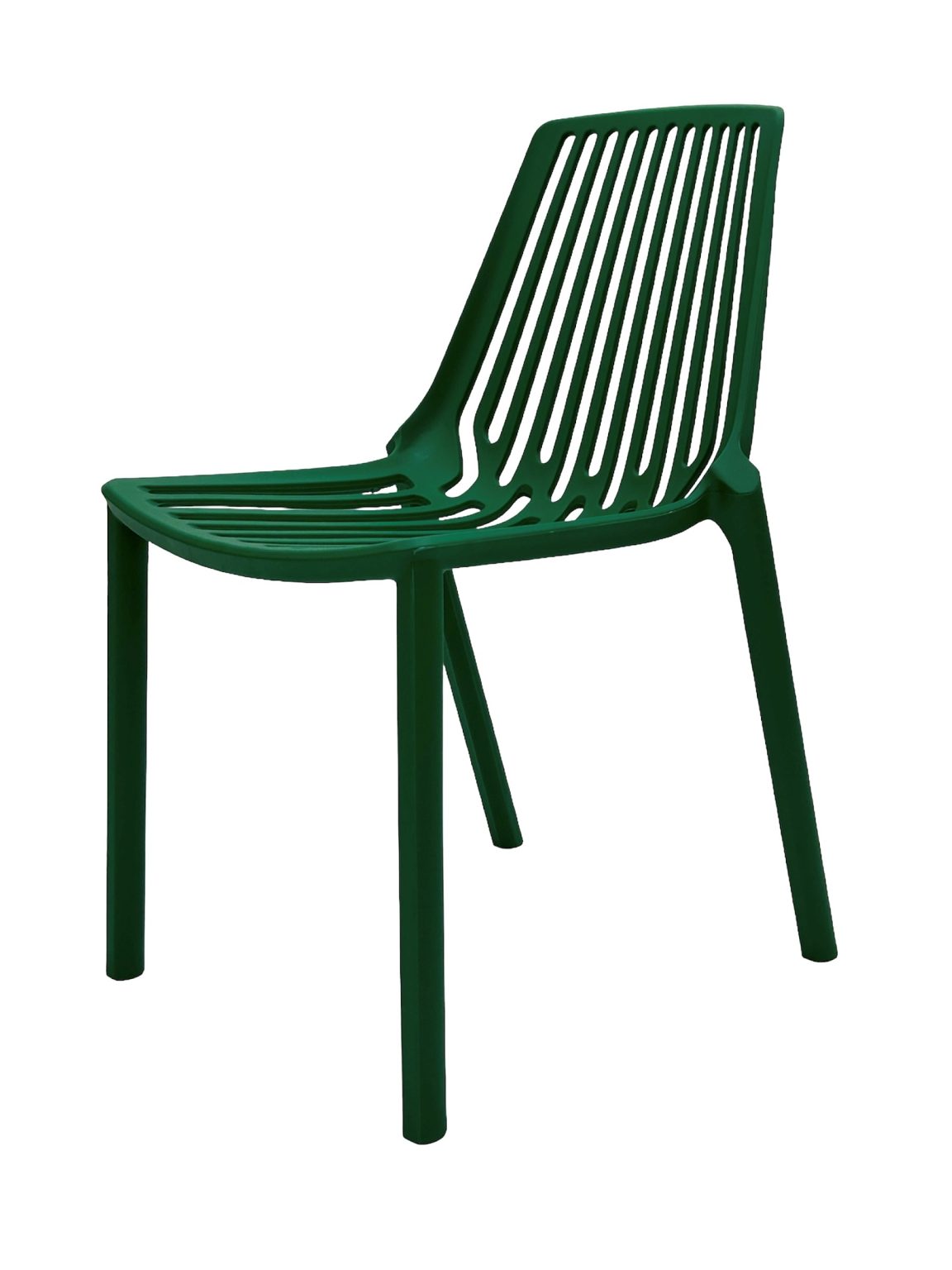 Green Plastic Stacking Chairs - Bistros & Garden - BE Furniture
