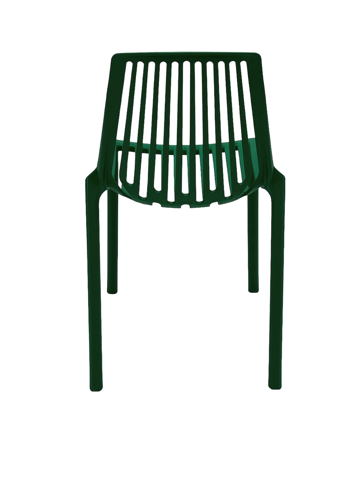 Green Plastic Stacking Chairs - Bistros & Garden - BE Furniture