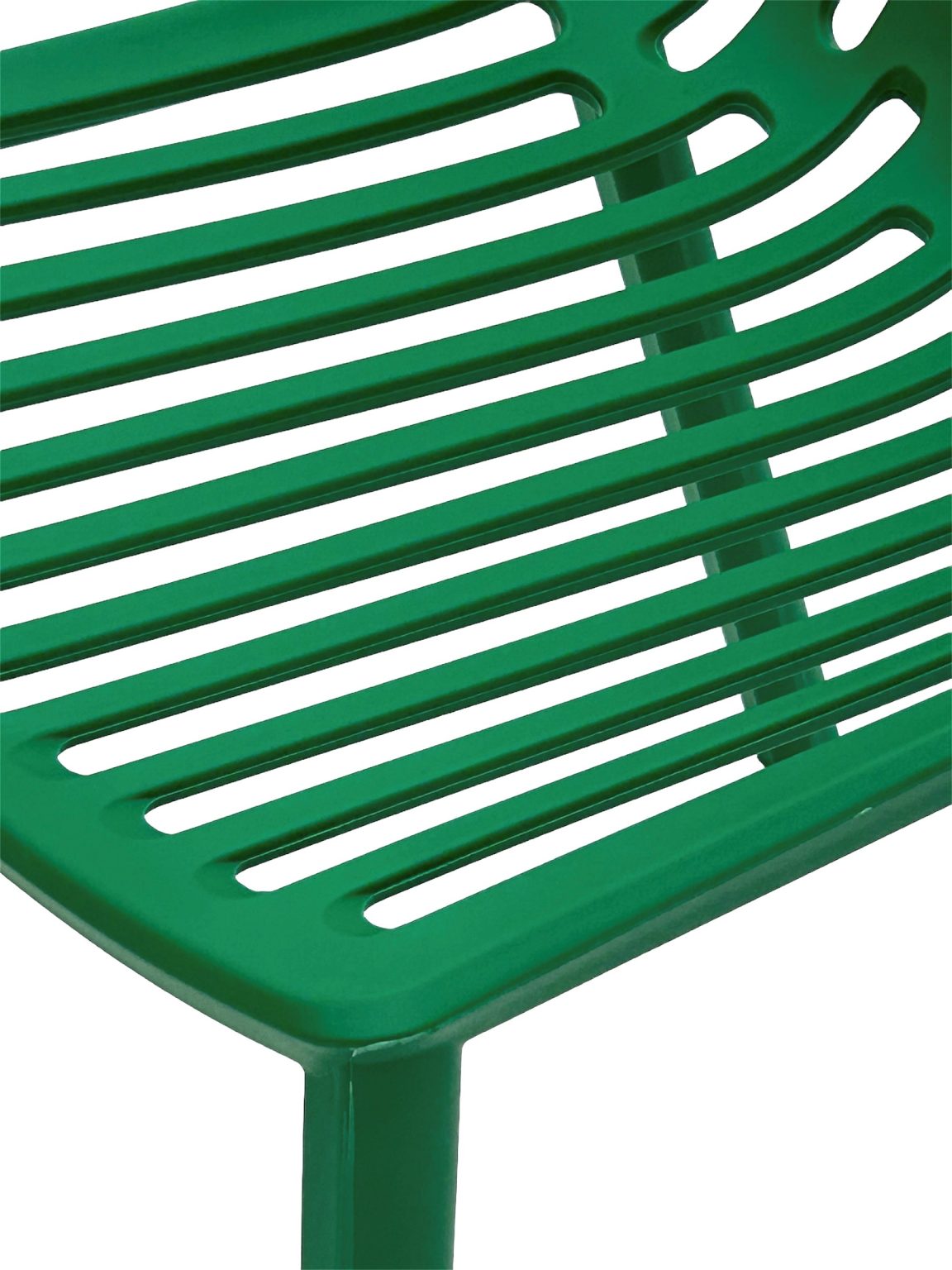 Green Plastic Stacking Chairs - Bistros & Garden - BE Furniture