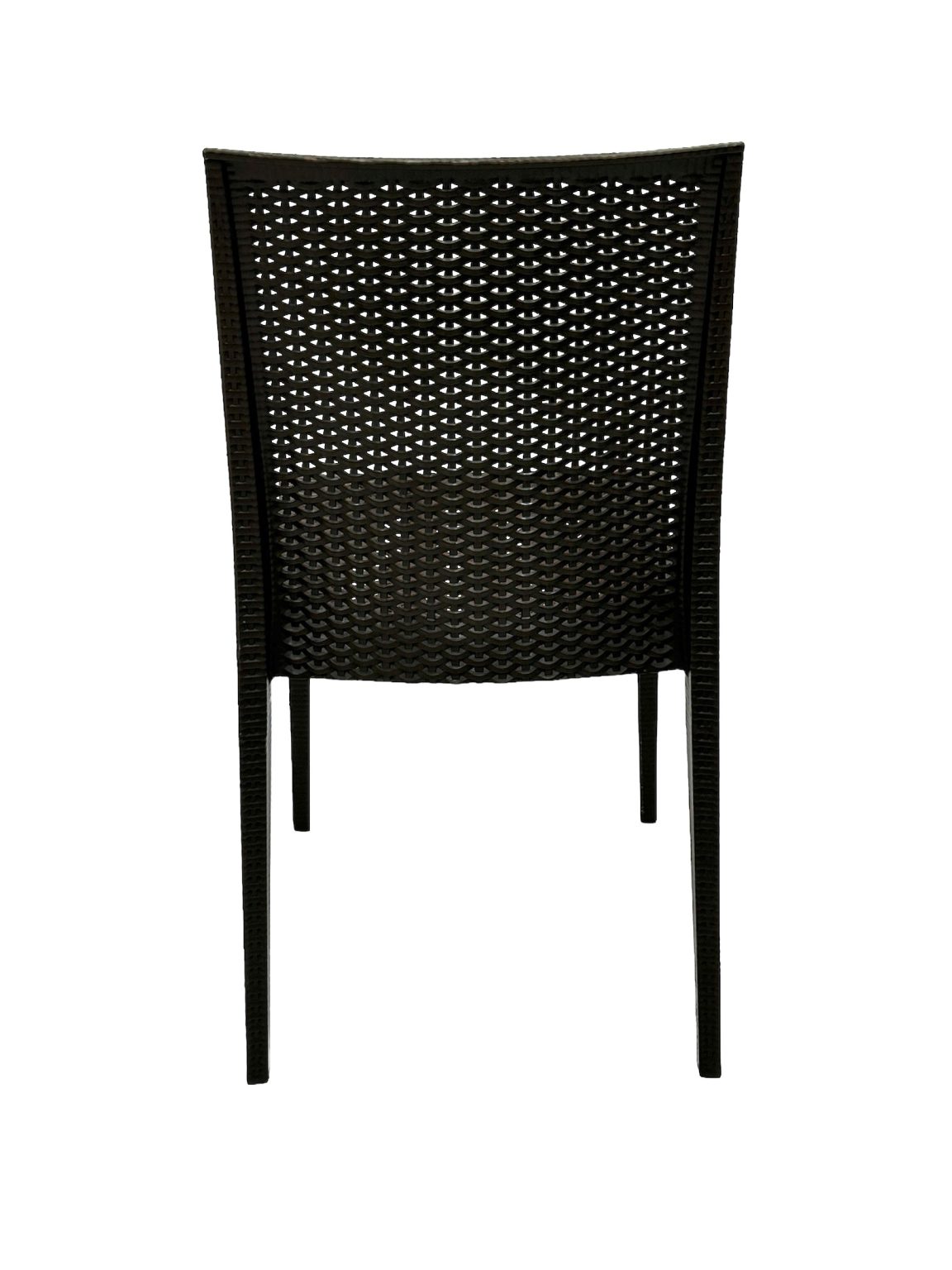 Brown Rattan Stacking Chairs - Bistros & Garden - BE Furniture