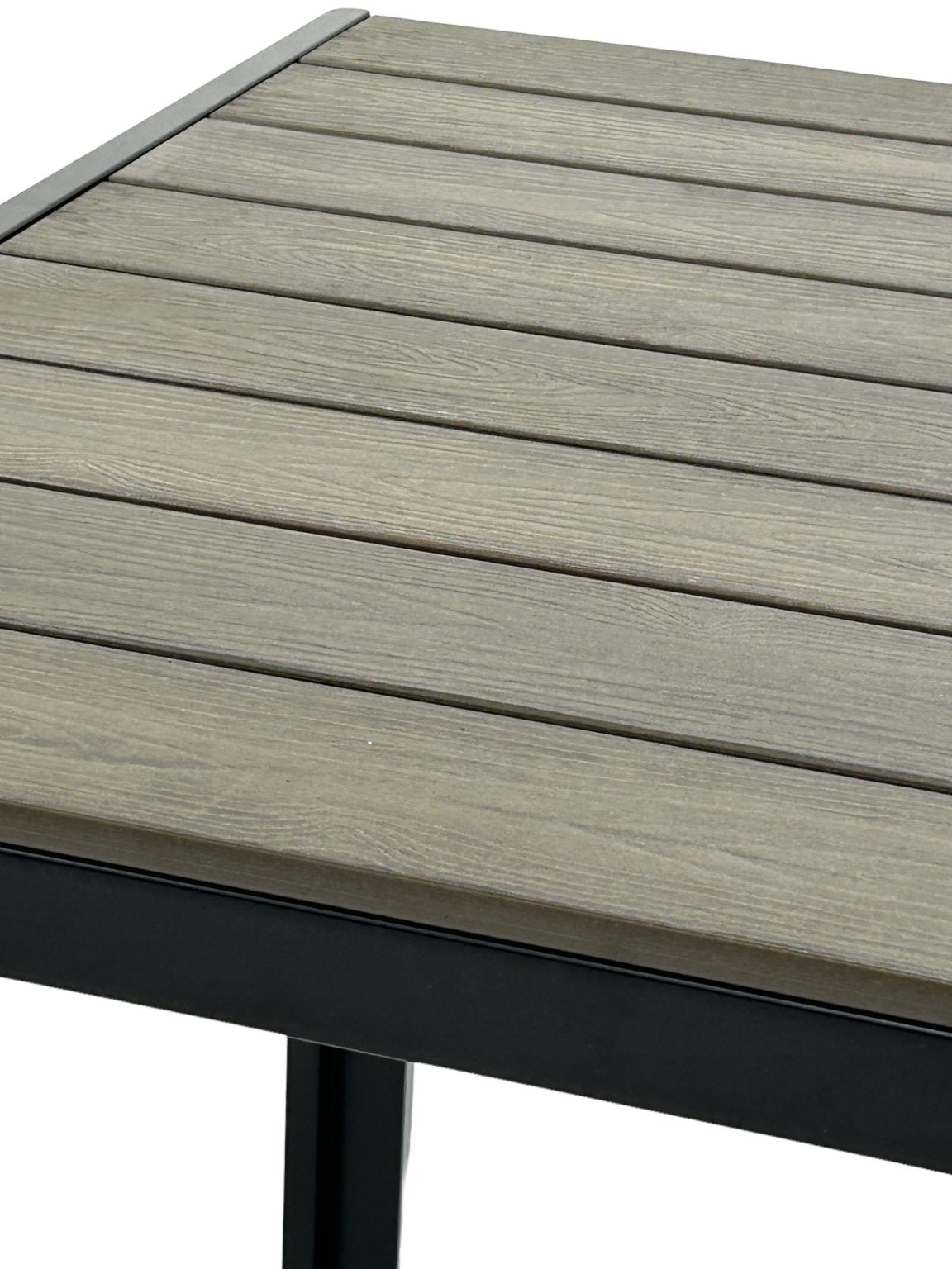 80cm Square Brown Garden Table - BE Furniture Sales