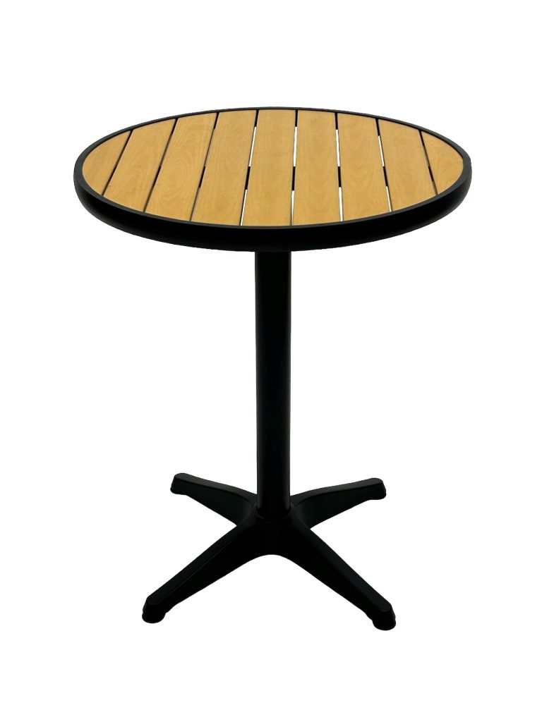 Commercial Cafe Bistro Table - Black Frame - BE Furniture Sales