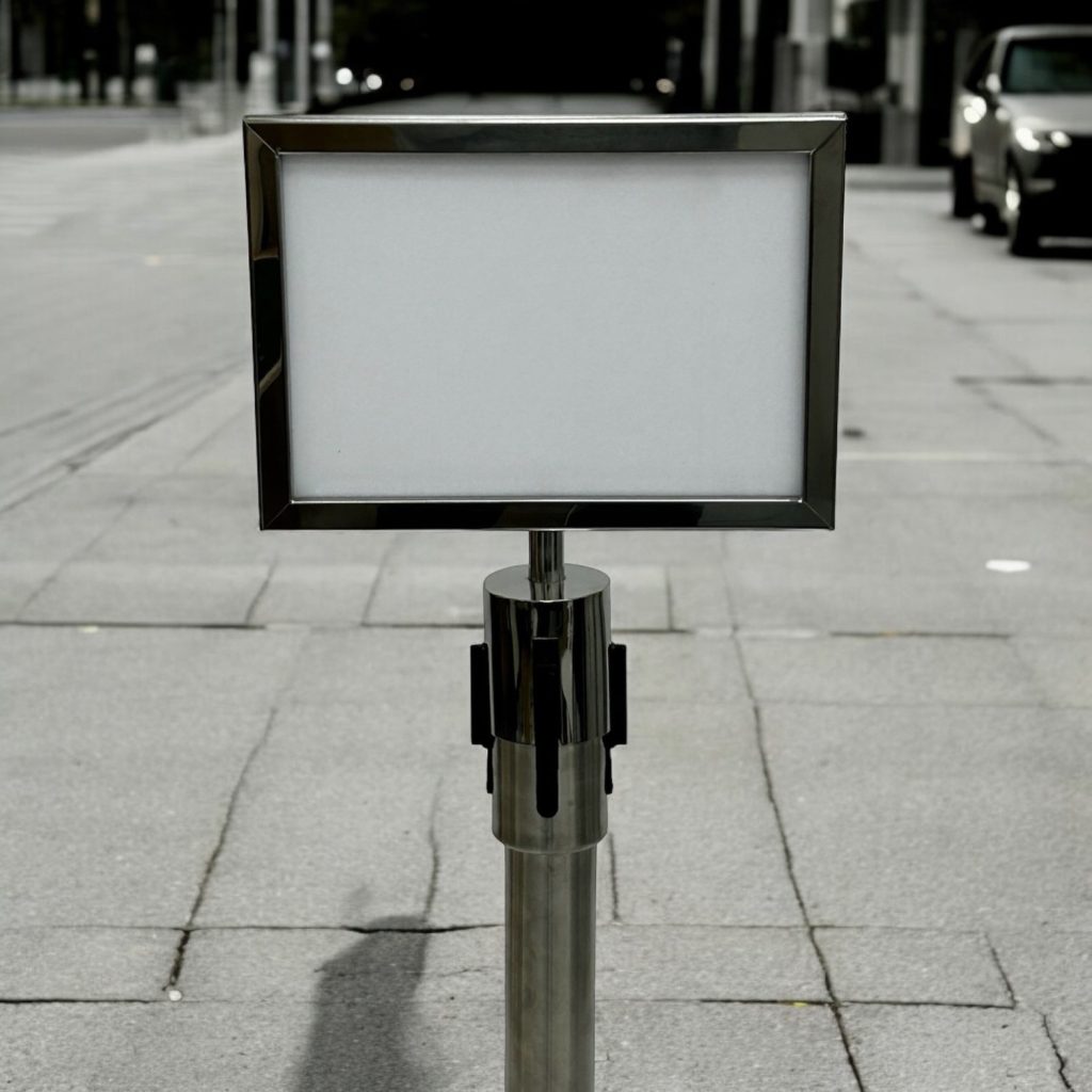 Stretch Barrier Landscape Sign Holders - BE Furniture Sales